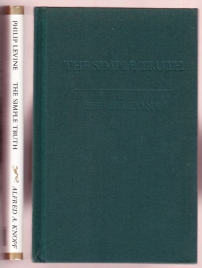 THE SIMPLE TRUTH by Levine, Philip | Hardcover | 1994 | Knopf ...