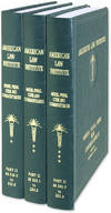 Model Penal Code and Commentaries Part 2. 3 Vols by American Law ...