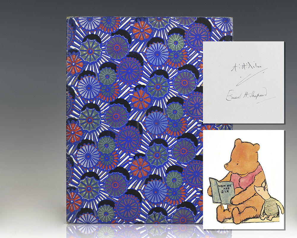 BIBLIO | A. A. Milne and Ernest Shepard Signed Winnie-the-Pooh Print ...