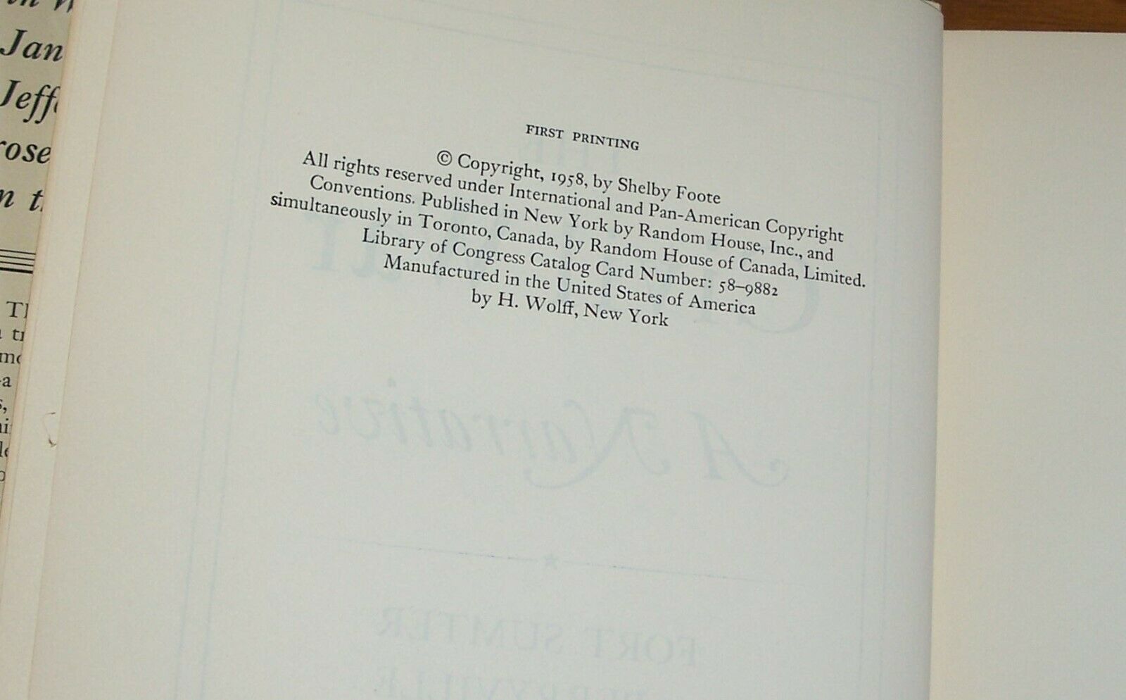 Shelby Foote The Civil War Narrative All 3 1st Ed, 1st Printing, HBDJ's ...