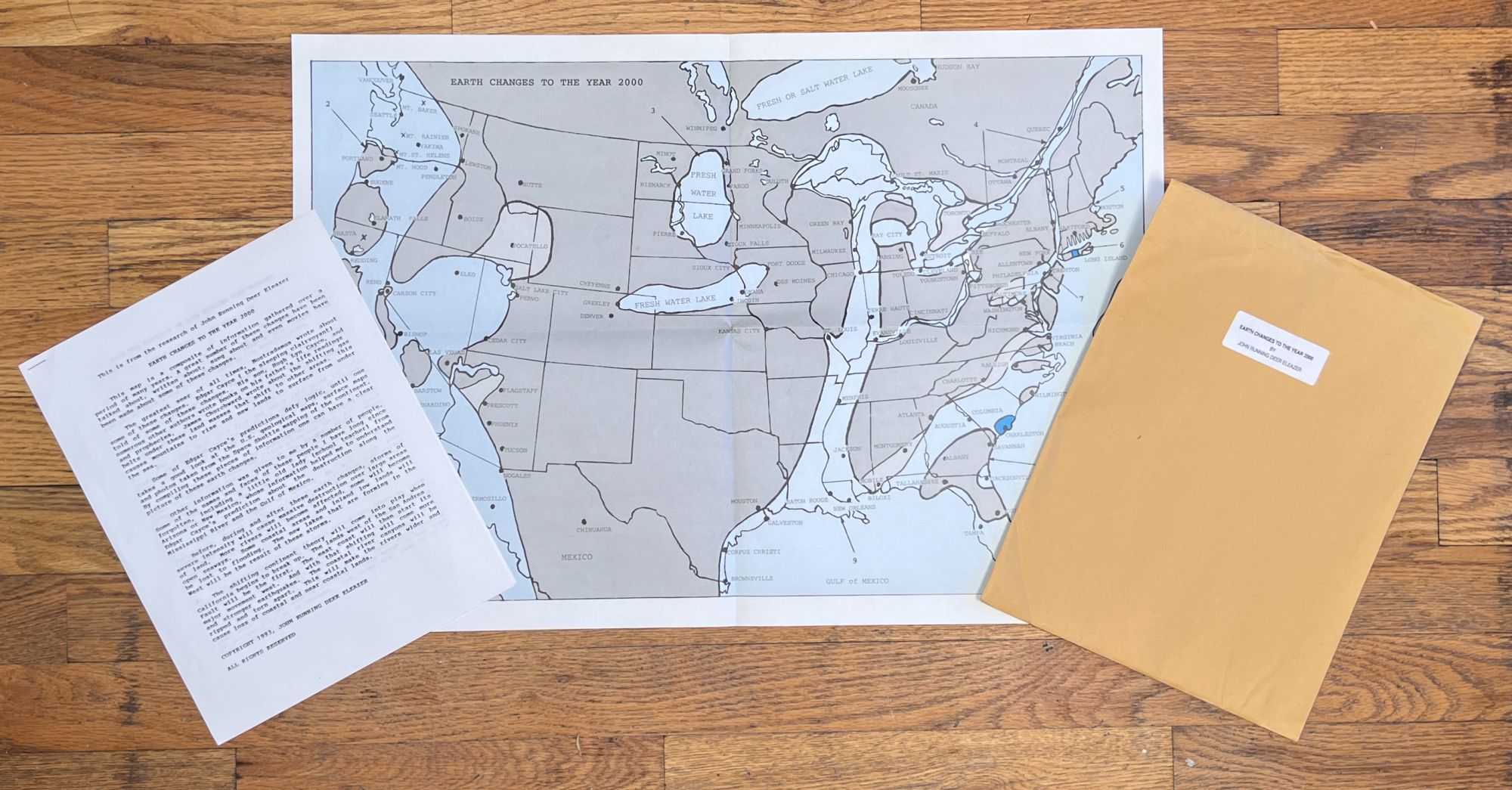 Earth Changes to the Year 2000 by Eleazer, John Running Deer | Search ...