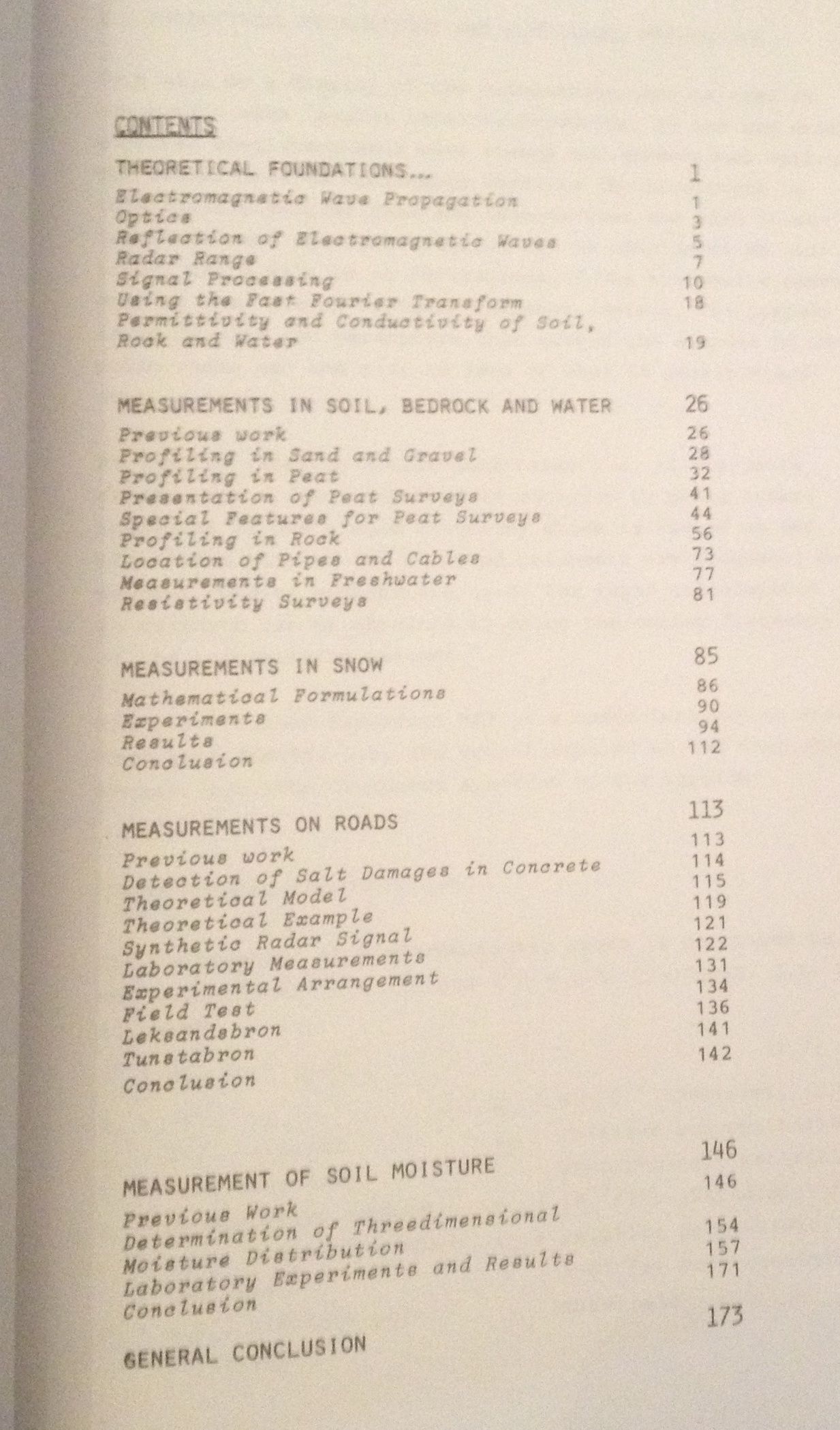 Application of Impulse Radar to Civil Engineering by Ulriksen, C. Peter ...