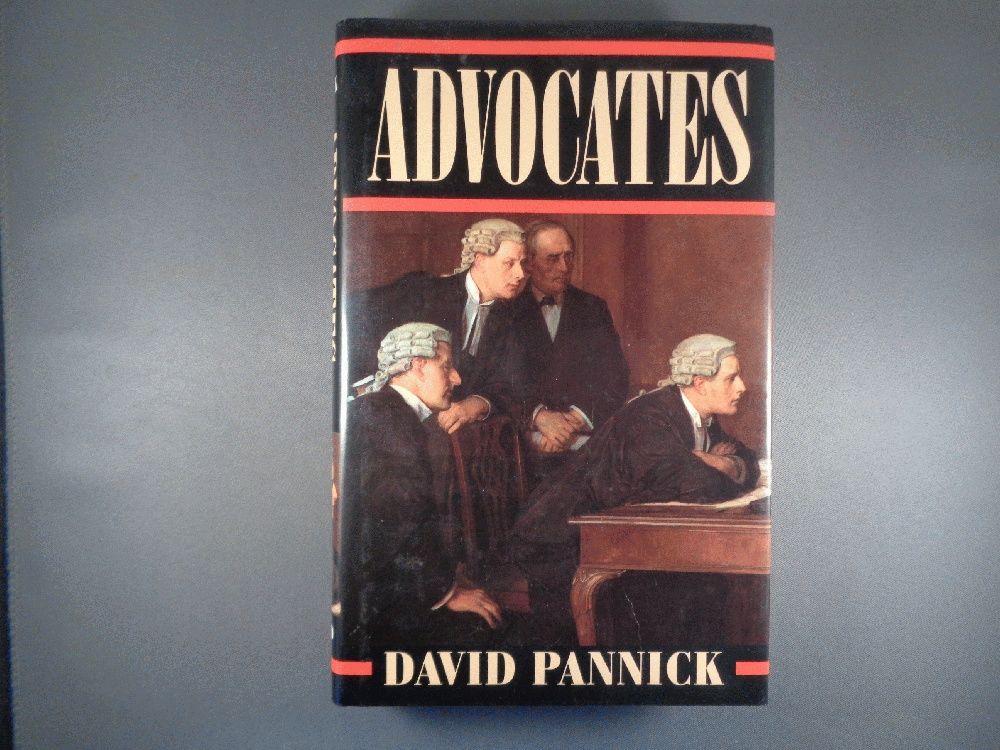 Advocates by Pannick, David | Hardcover | 1992 | Oxford University ...