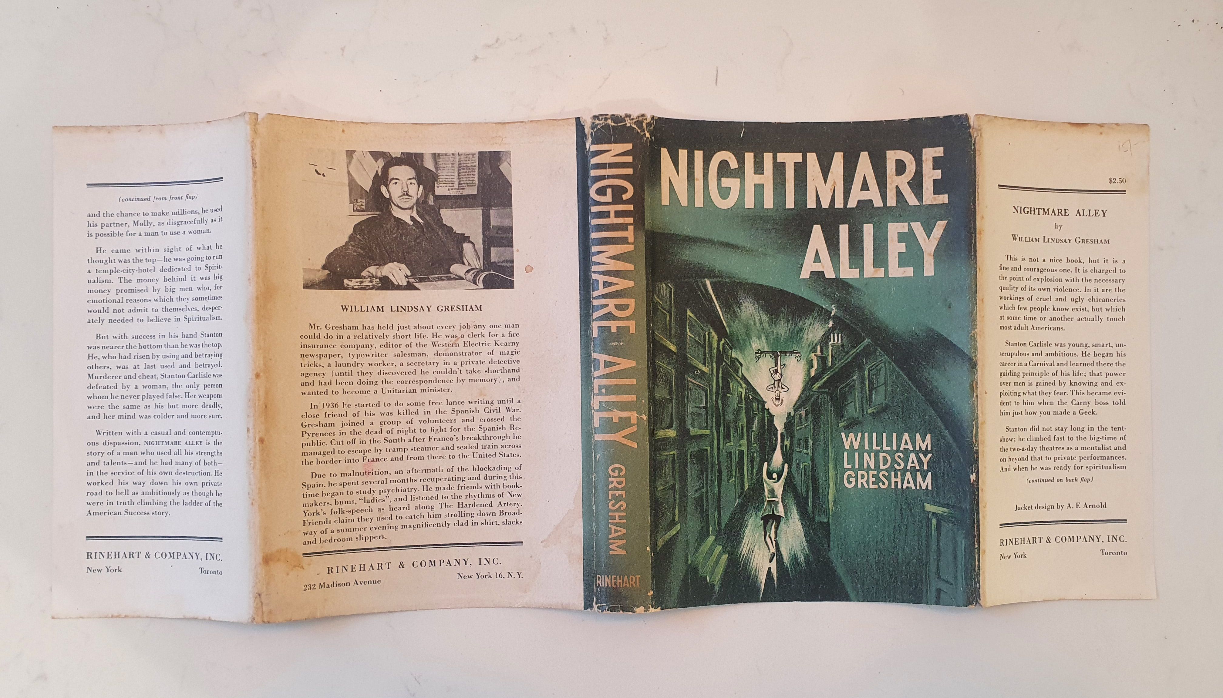 BIBLIO | Nightmare Alley by William Lindsay Gresham | Black Boards ...