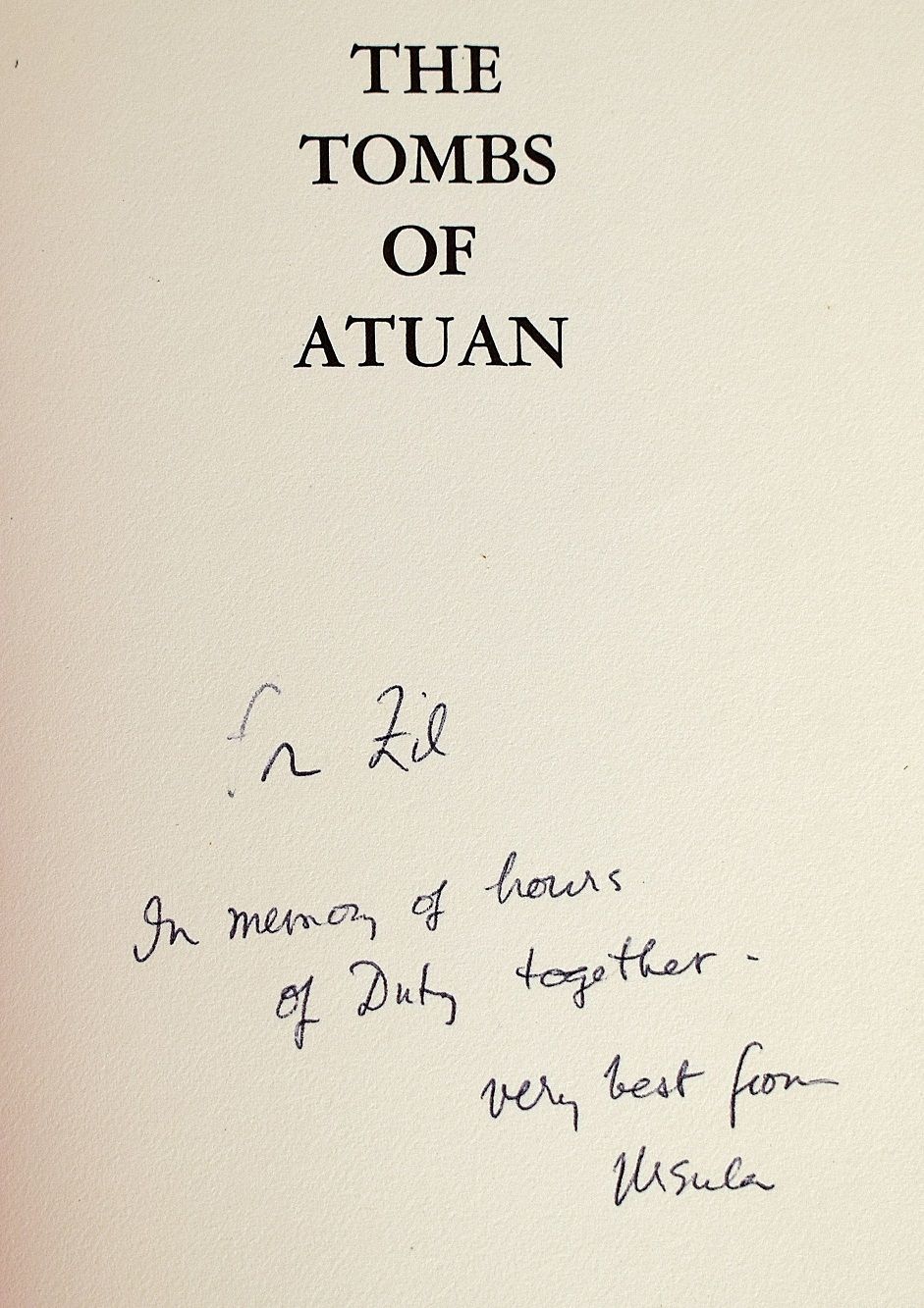 The Tombs of Atuan by Le Guin, Ursula K | Hardcover | 1972-01-01 ...