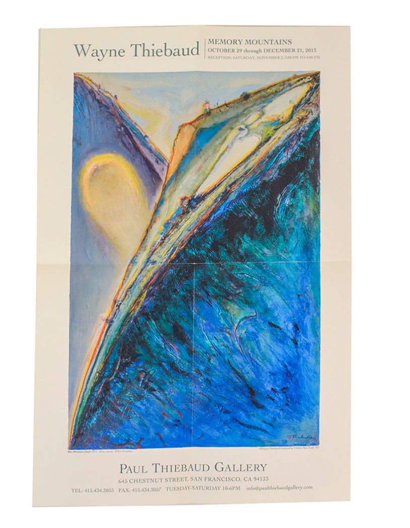 Wayne Thiebaud: Memory Mountains by THIEBAUD, Wayne | Search for Rare ...