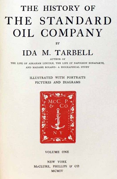 The History of The Standard Oil Company: 2 Volume Set by Ida M. Tarbell ...
