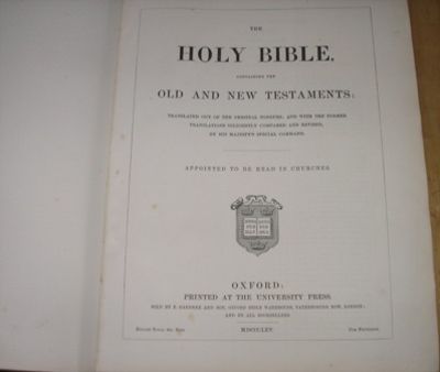 The Holy Bible, Containing The Old And The New Testaments. Translated ...