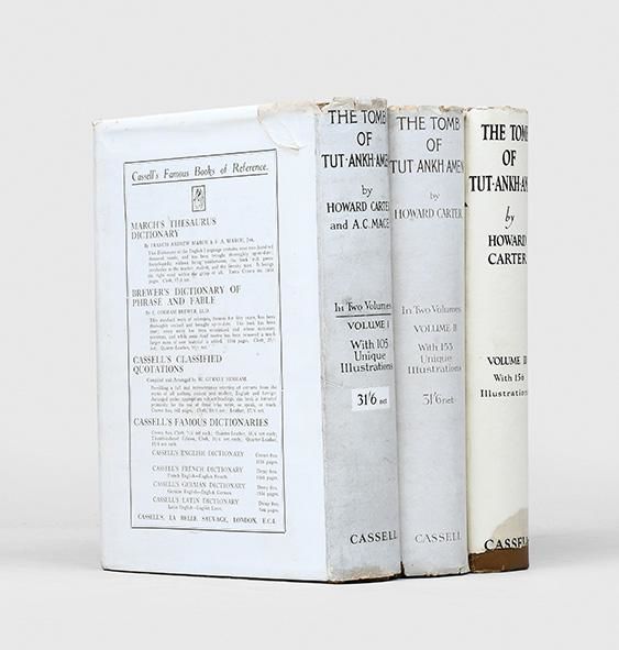 BIBLIO | The Tomb of Tutankhamen. by CARTER, Howard, & A. C. Mace ...
