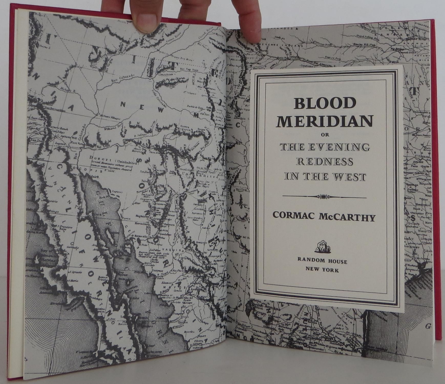 Blood Meridian by McCarthy, Cormac | Hardcover | 1985 | Random House ...