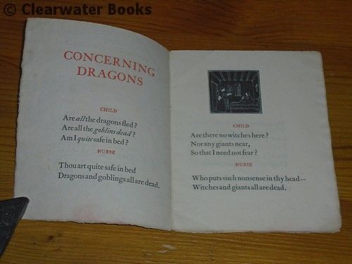 Concerning Dragons. A Rhyme by H[ilary] D[ouglas] C[lark] P[epler] with ...