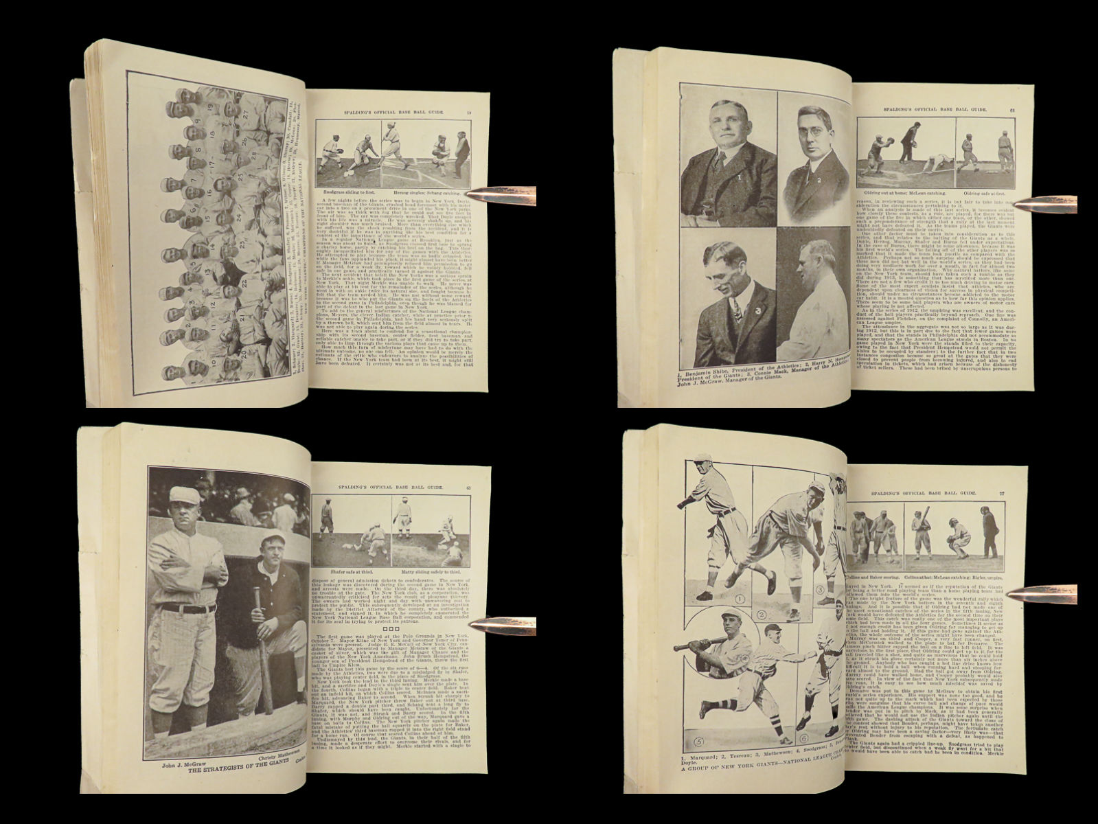 BIBLIO | Spalding’s official Athletic library baseball guide. 1914 by ...
