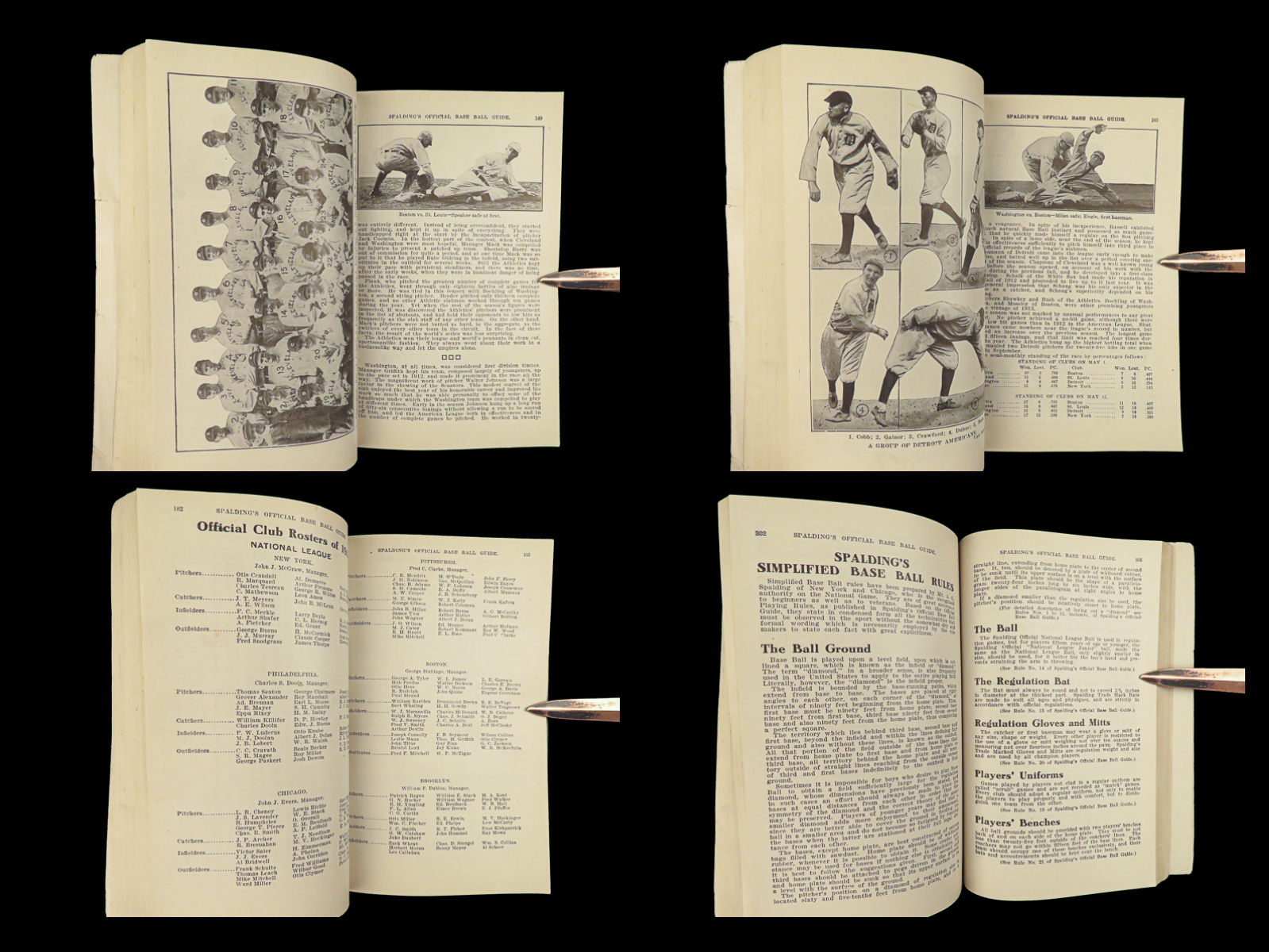 BIBLIO | Spalding’s official Athletic library baseball guide. 1914 by ...