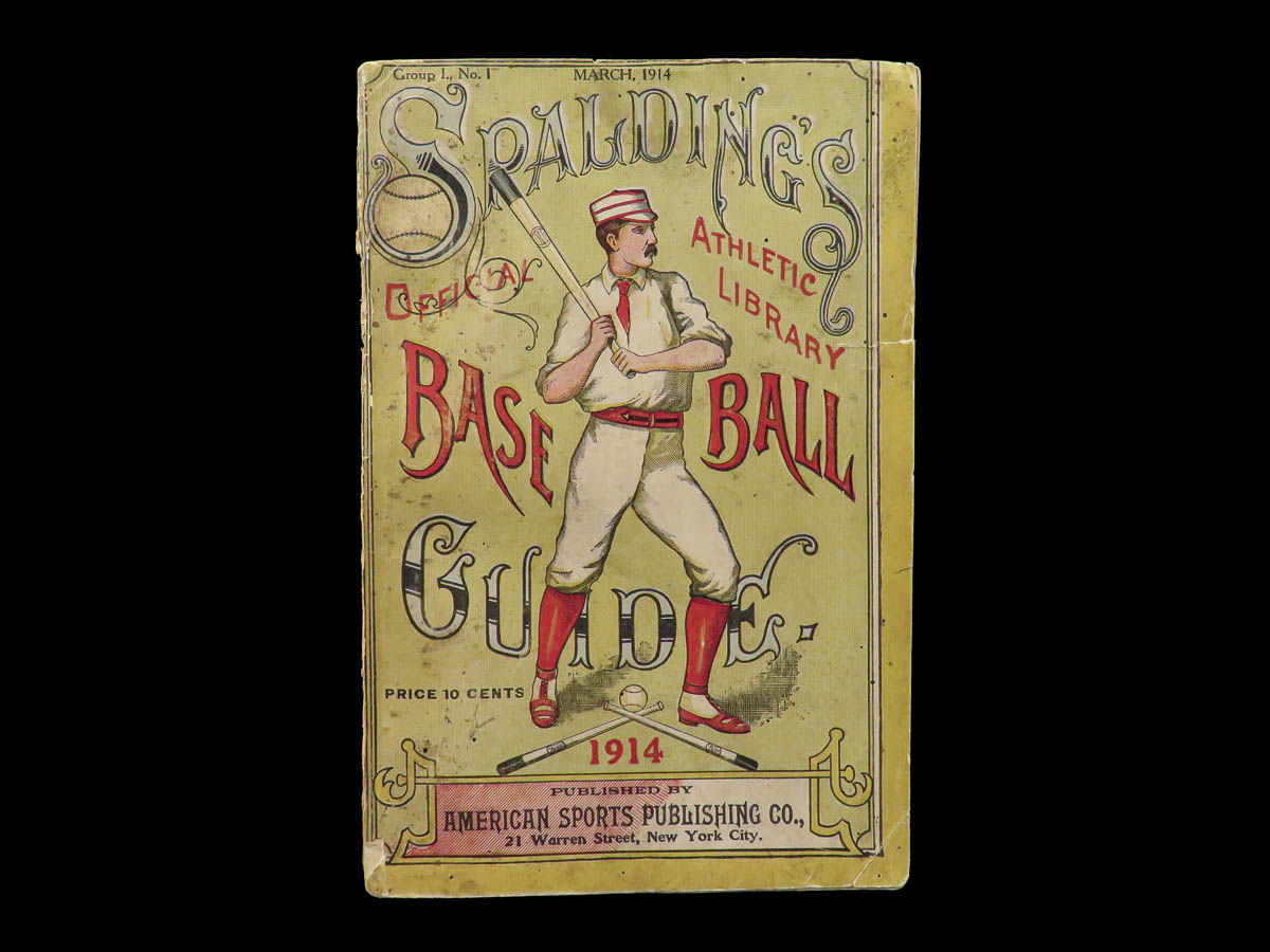 BIBLIO | Spalding’s official Athletic library baseball guide. 1914 by ...