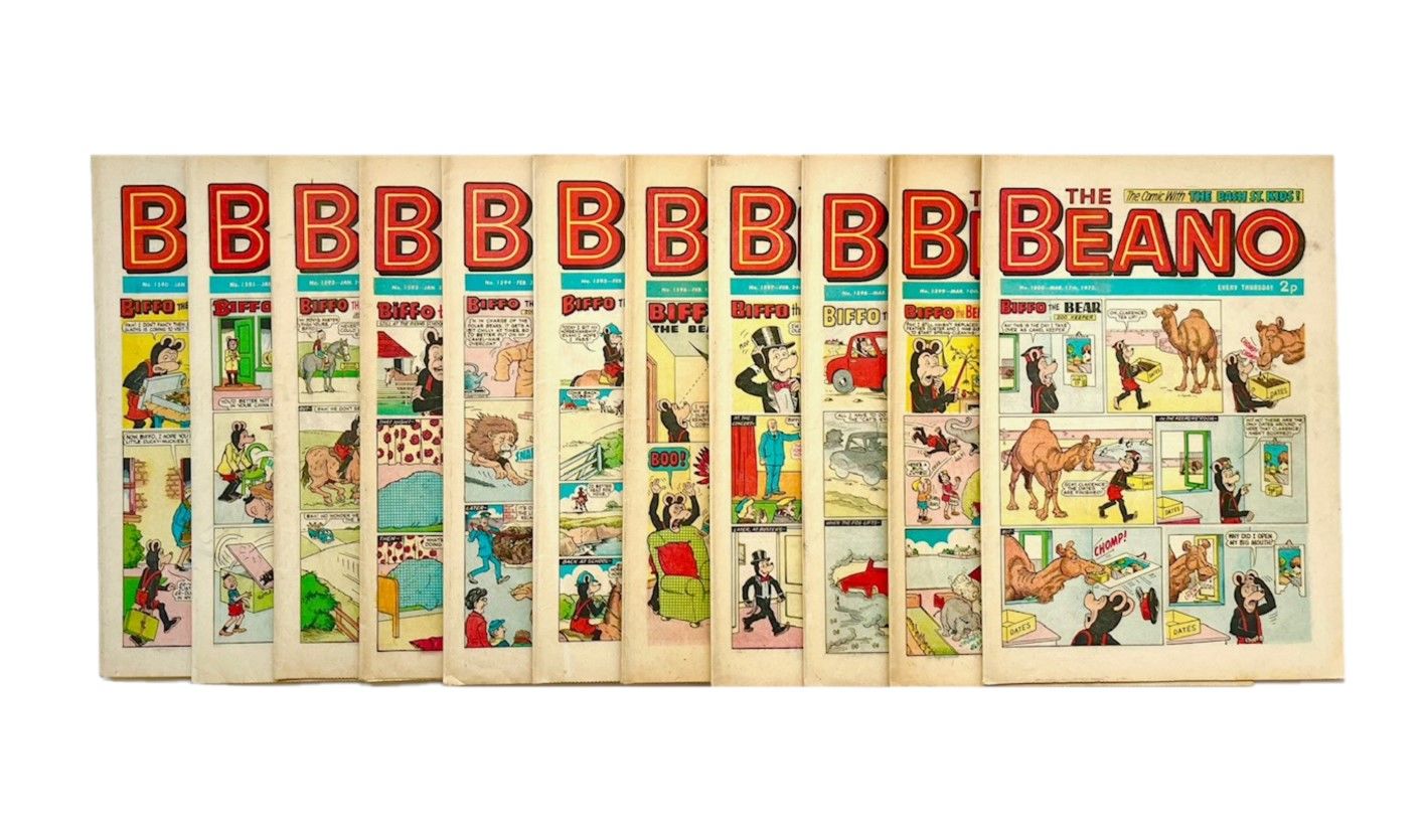 The Beano Comic 1973 Complete Year Issues 1590 - 1641 by | Soft cover ...