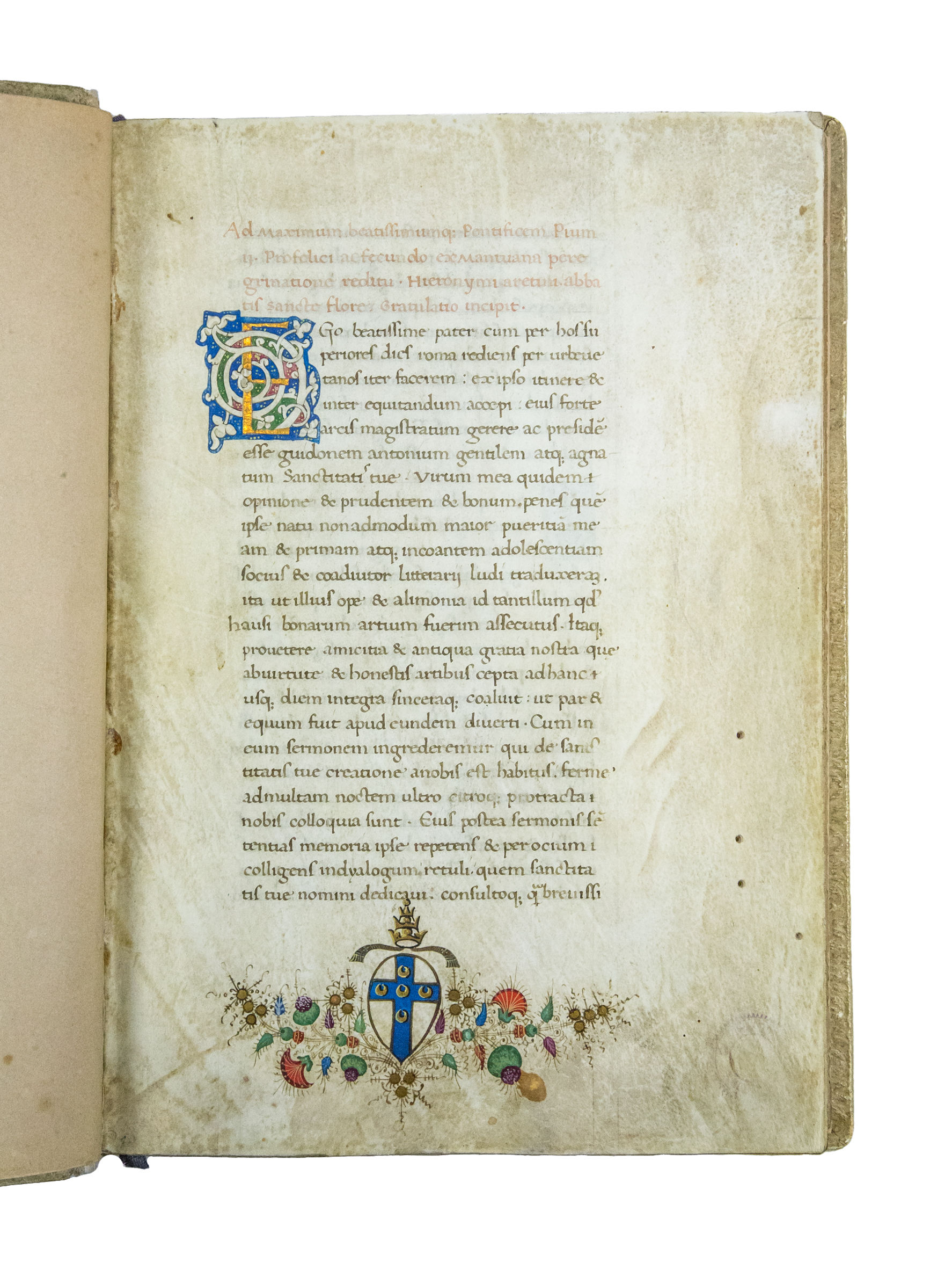 Gratulatio ad Pium II pro foelici, ac secundo ex Mantuana ...