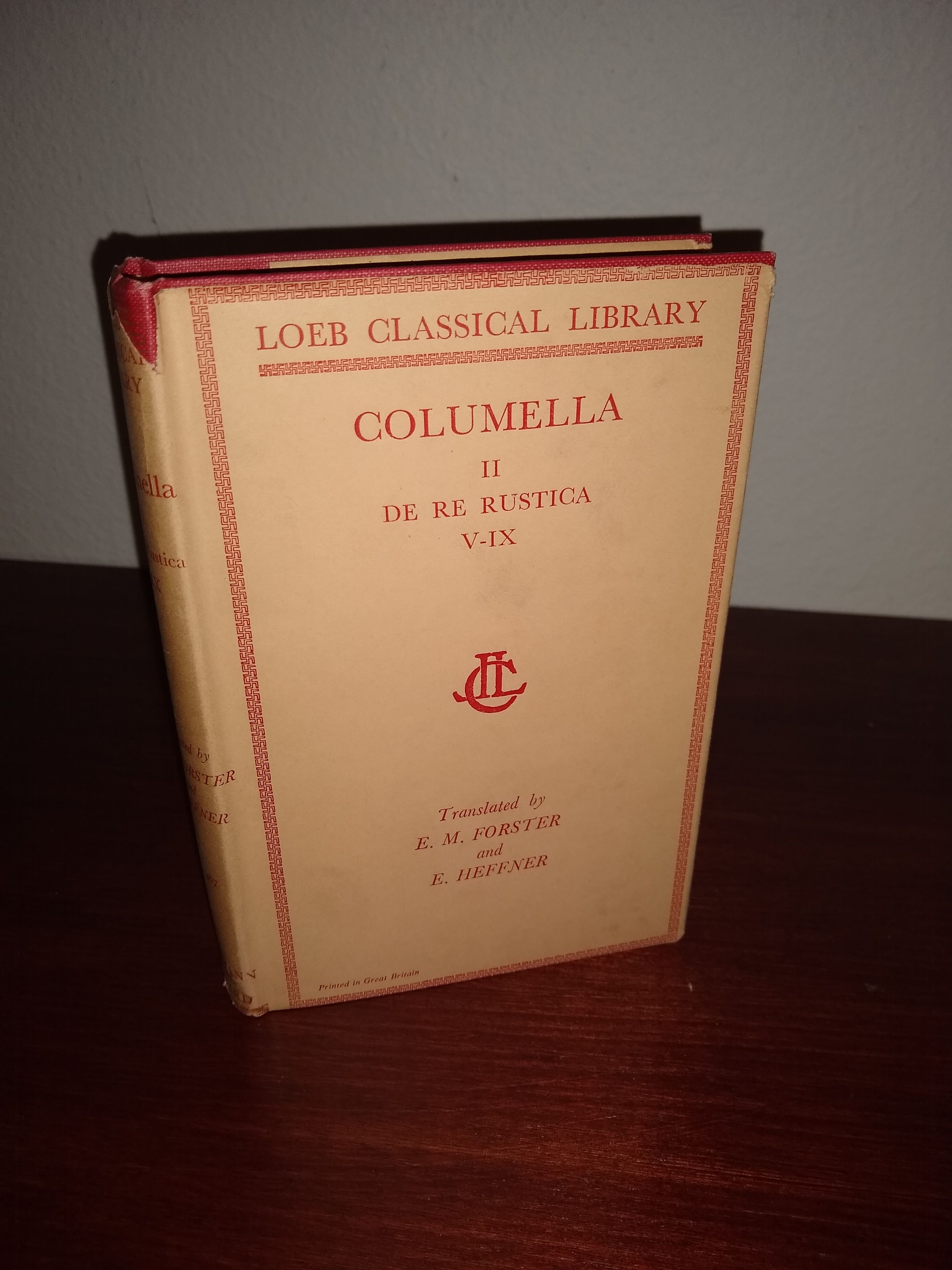 Columella II De Re Rustica V-IX by Columella | Hardcover | January 1 ...