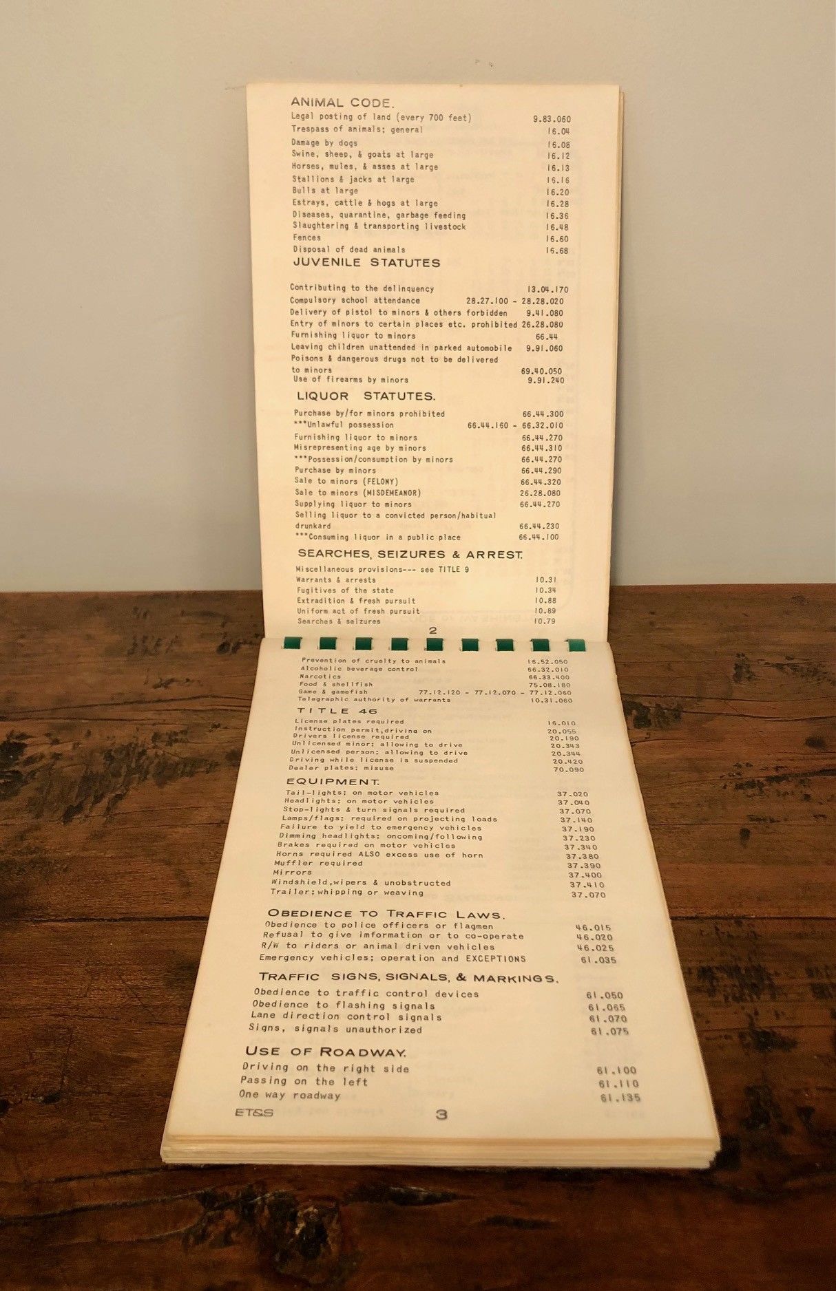 Two Snohomish County Sheriff Detective's Notebooks - Late 1960s and ...