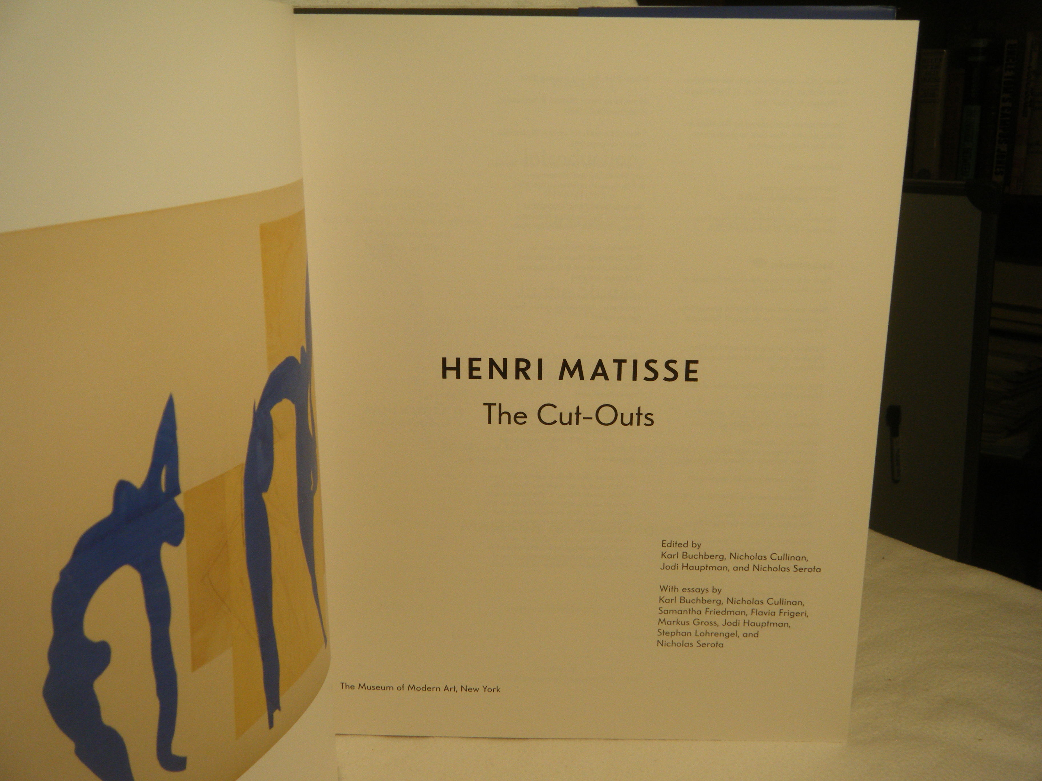 Henri Matisse The Cut-Outs by Henri & Karl Buchberg & Nicholas Cullinan ...