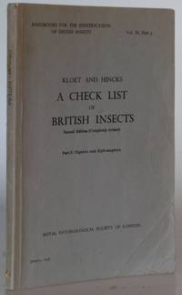 A check list of British Insects. Part 5 : Diptera and Siphonaptera de ...