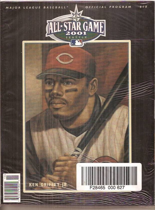 2001 Major League Baseball Official Program All-Star Game 2001 Seattle ...