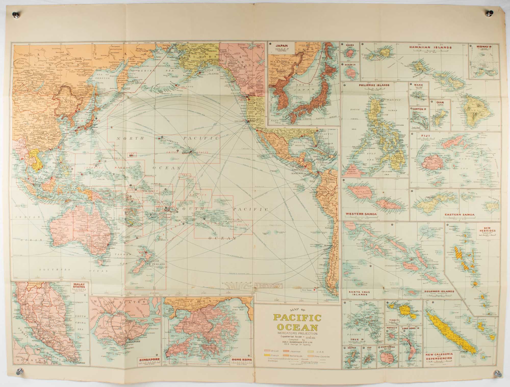Southeast Asia Map Pacific Ocean