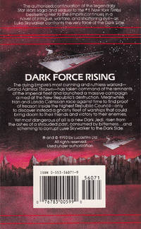 Dark Force Rising (Star Wars: The Thrawn Trilogy, Vol. 2) by Theodor ...