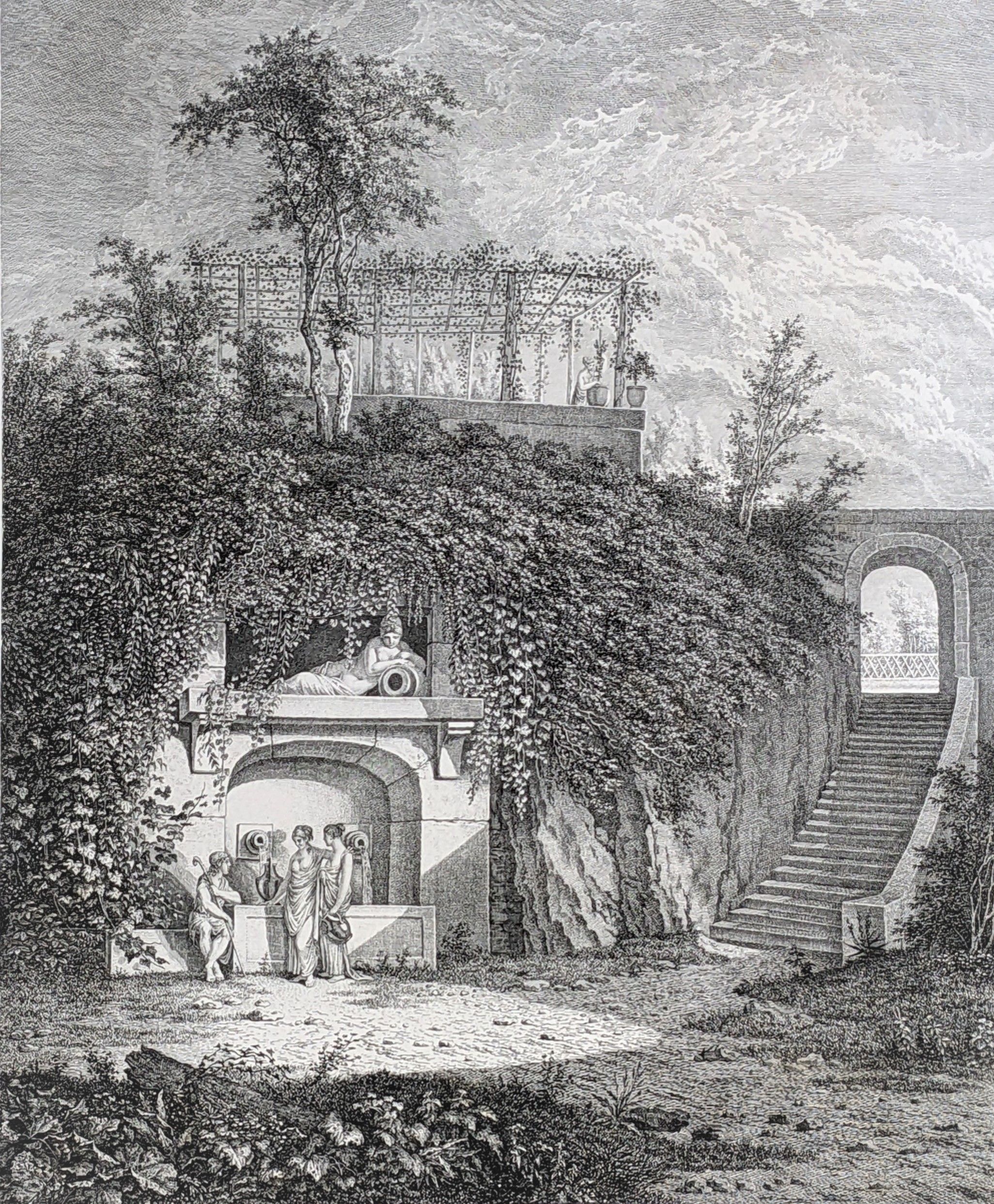 Collection des tableaux en gouache et des dessins de Salomon Gessner ...