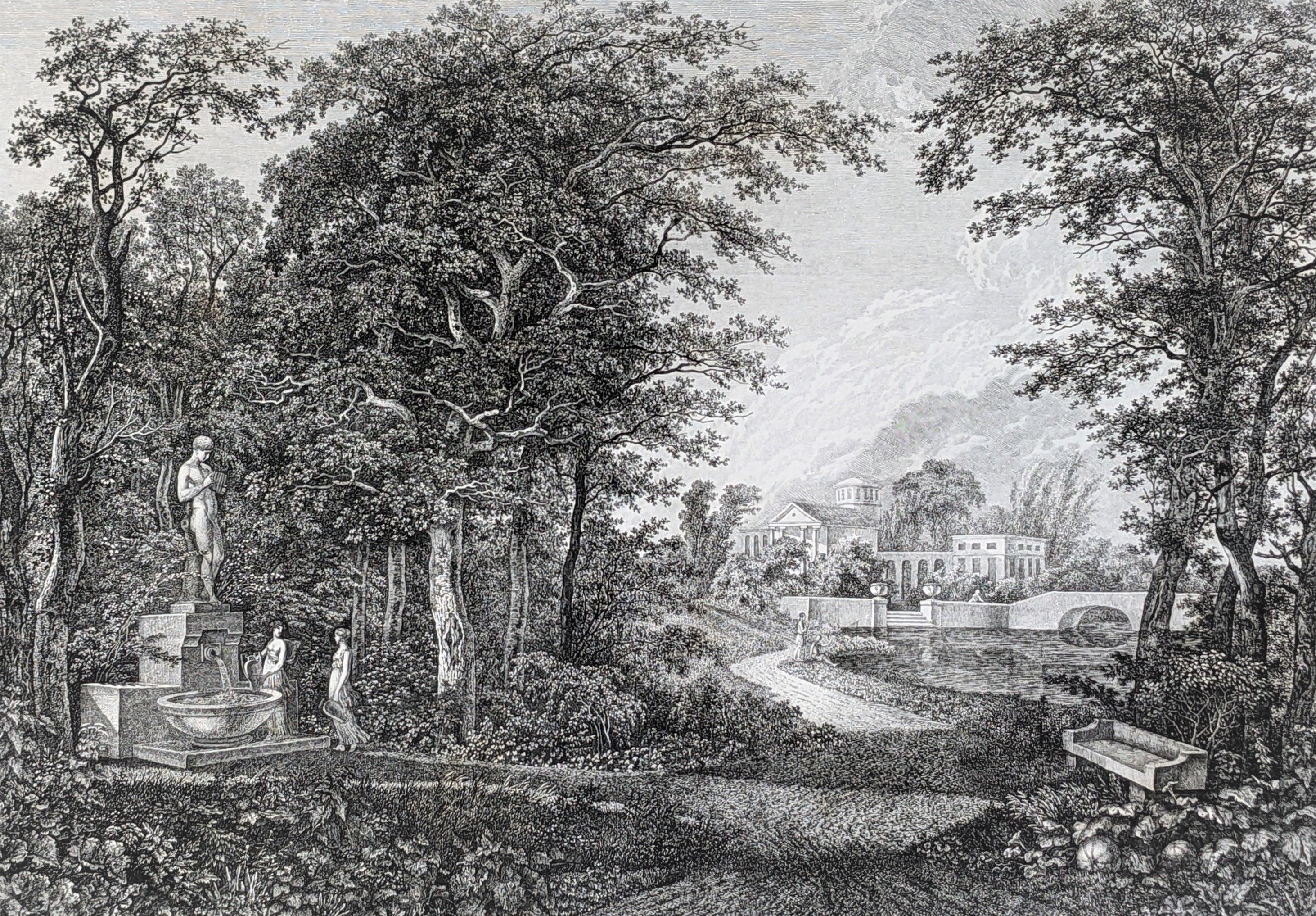 Collection des tableaux en gouache et des dessins de Salomon Gessner ...