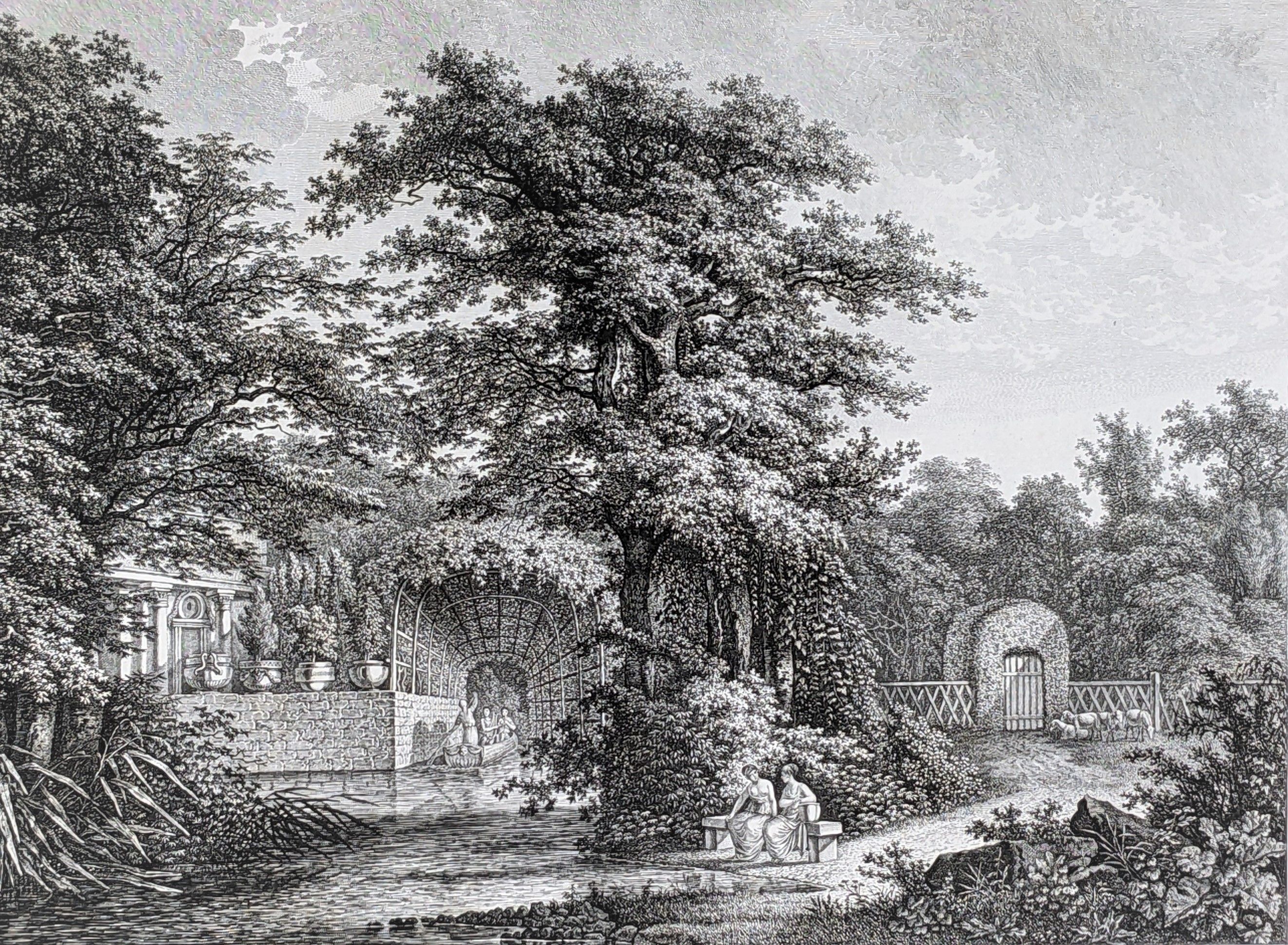 Collection des tableaux en gouache et des dessins de Salomon Gessner ...