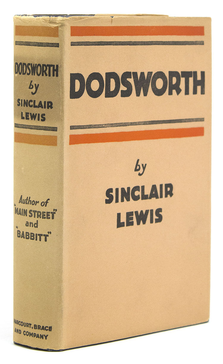 Dodsworth by Sinclair Lewis - Signed - 1932 - from James Cummins ...