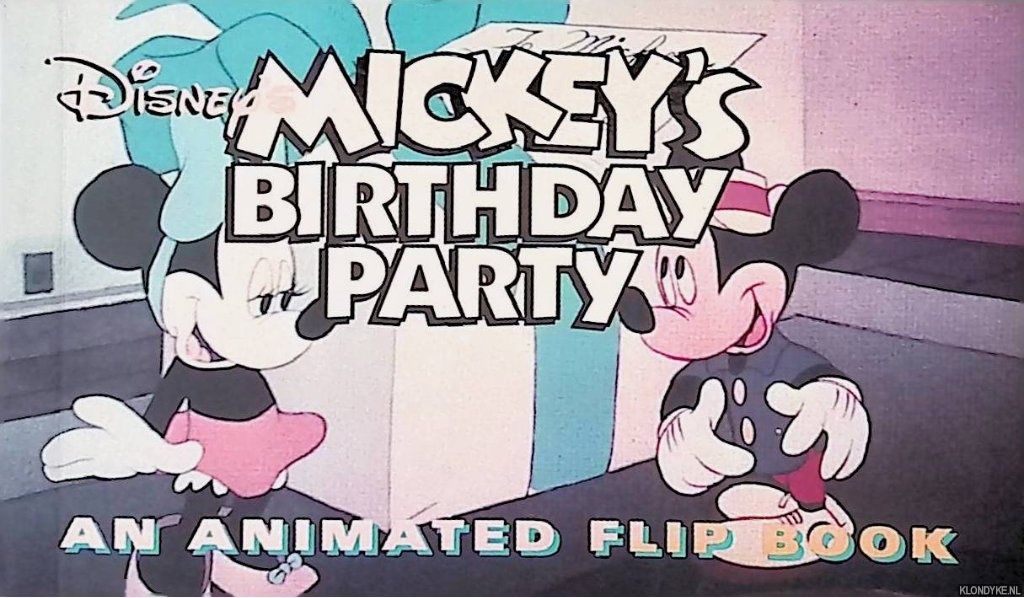 Disney's Mickey's Birthday Party: An Animated Flip Book by Walt Disney ...