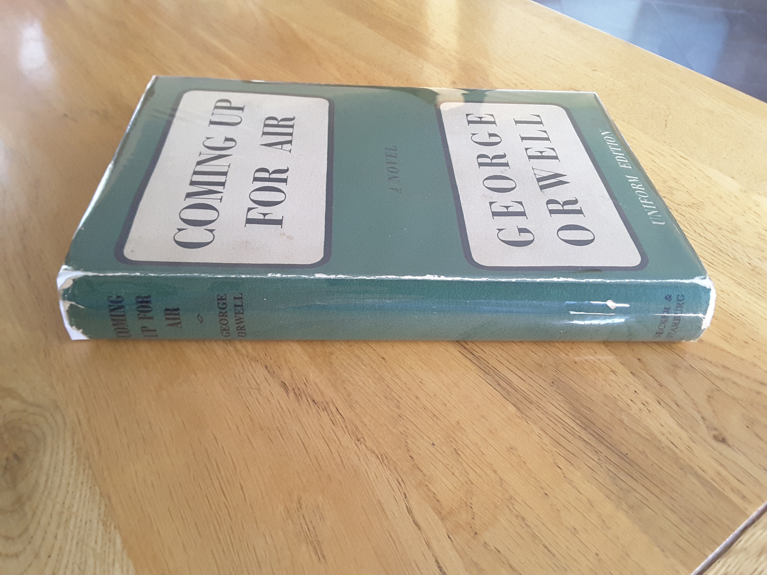 BIBLIO | Coming Up For Air by George Orwell | Tight. | 1948 | Secker ...