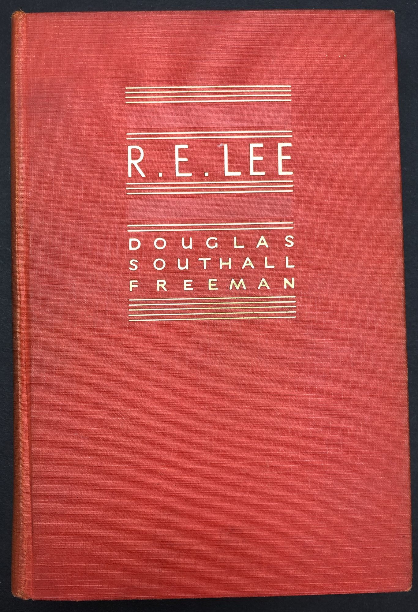 R. E. Lee, A Biography (4 volumes) signed first edition by Freeman ...