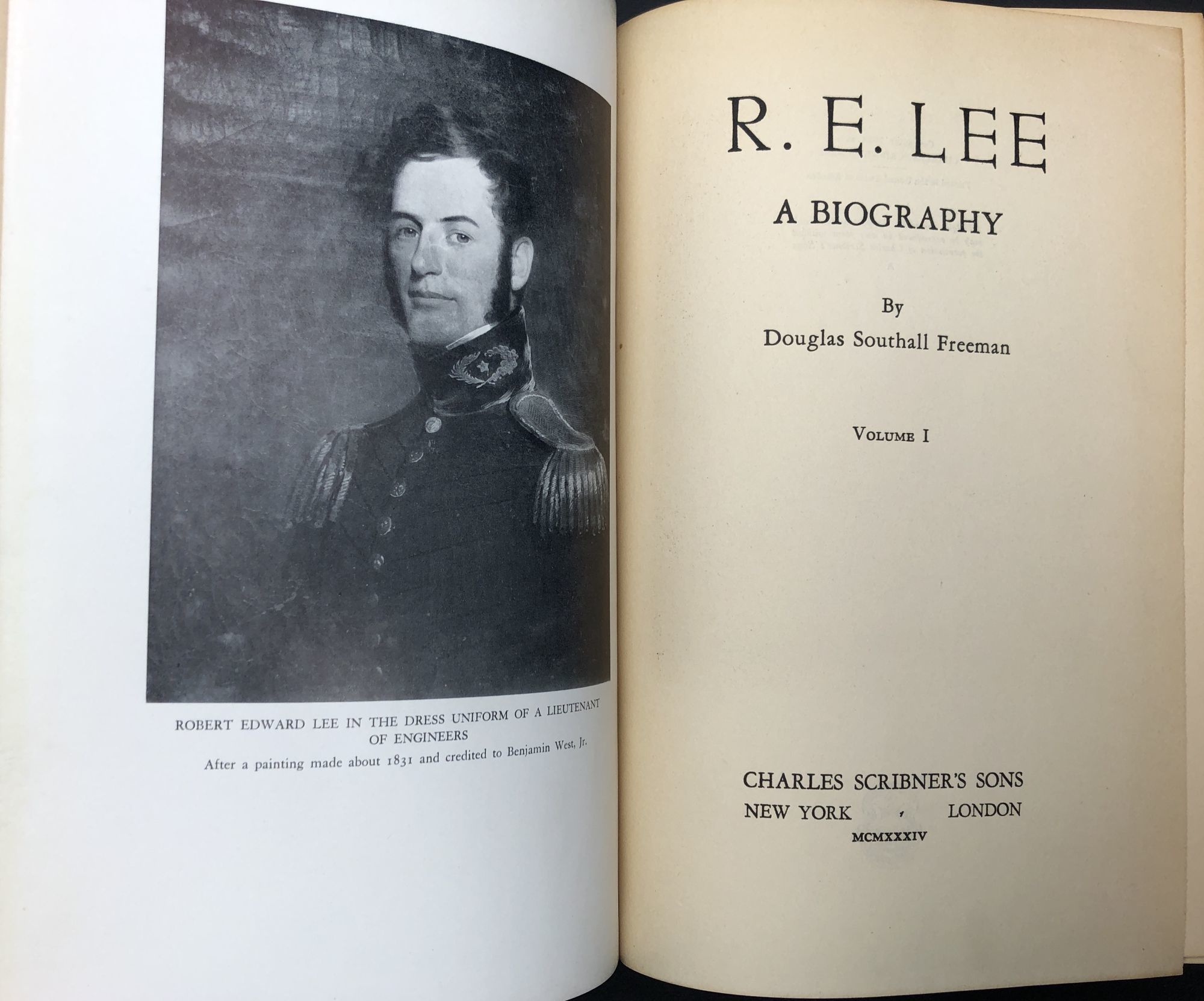 R. E. Lee, A Biography (4 volumes) signed first edition by Freeman ...