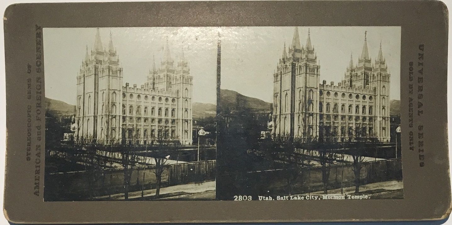 Utah, Salt Lake City, Mormon Temple by [Salt Lake Temple] | 1890 ...