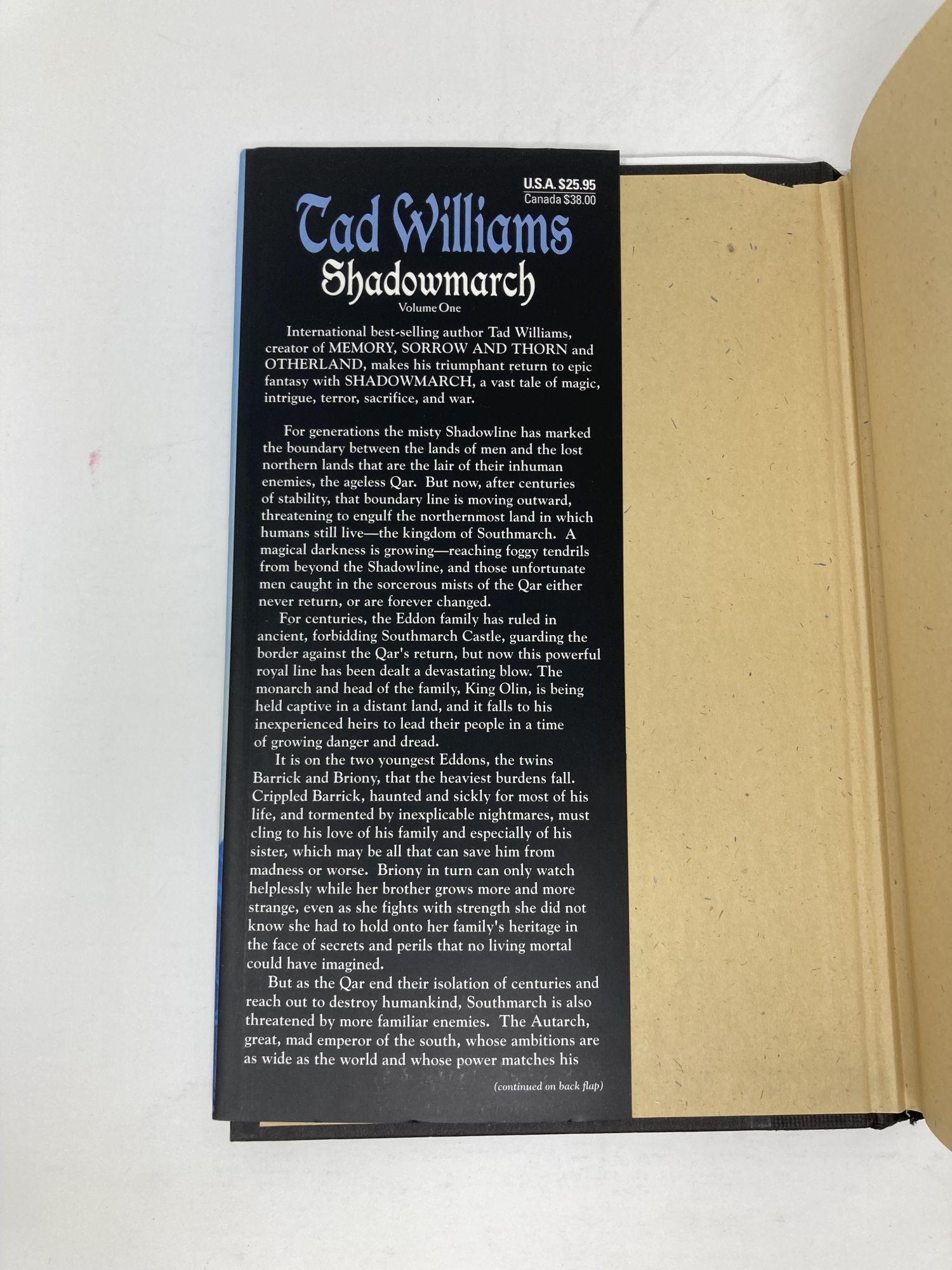 Shadowmarch: Shadowmarch: Volume I. by Tad Williams - Signed First ...