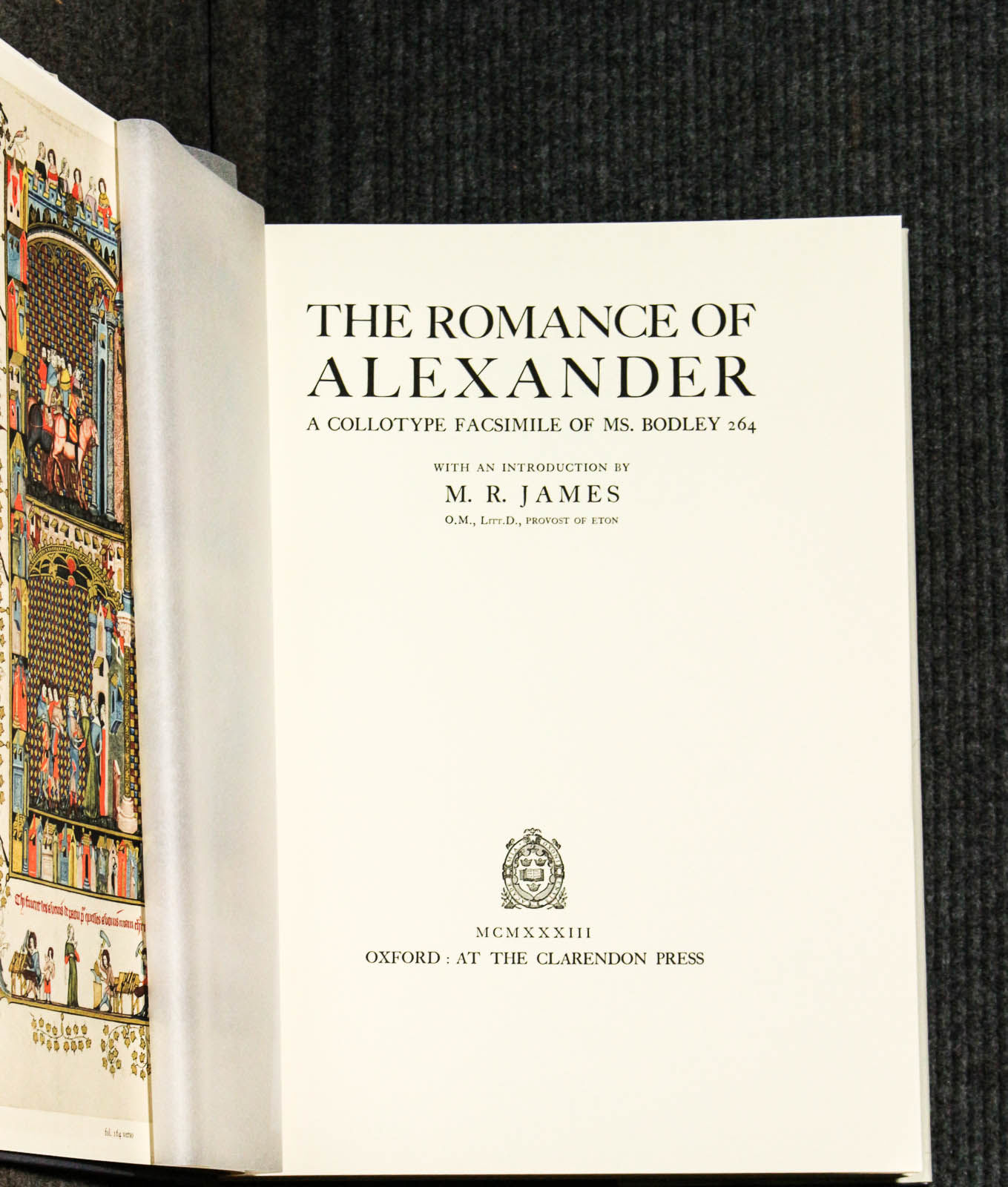 The Romance Of Alexander: A Collotype Facsimile Of Ms. Bodley 264 Ltd ...
