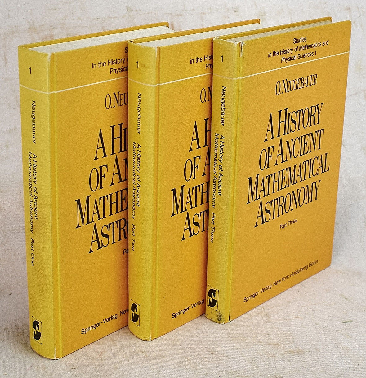 BIBLIO | A History of Ancient Mathematical Astronomy (Studies in the ...