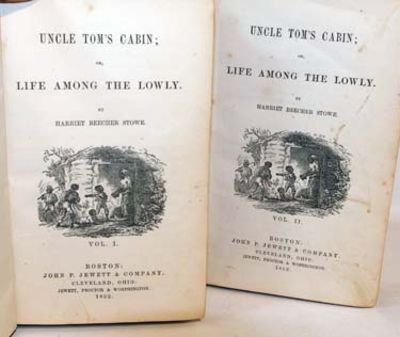Uncle Tom's Cabin: or, Life Among The Lowly by Stowe, Harriet Beecher | 1852 | John P. Jewett ...