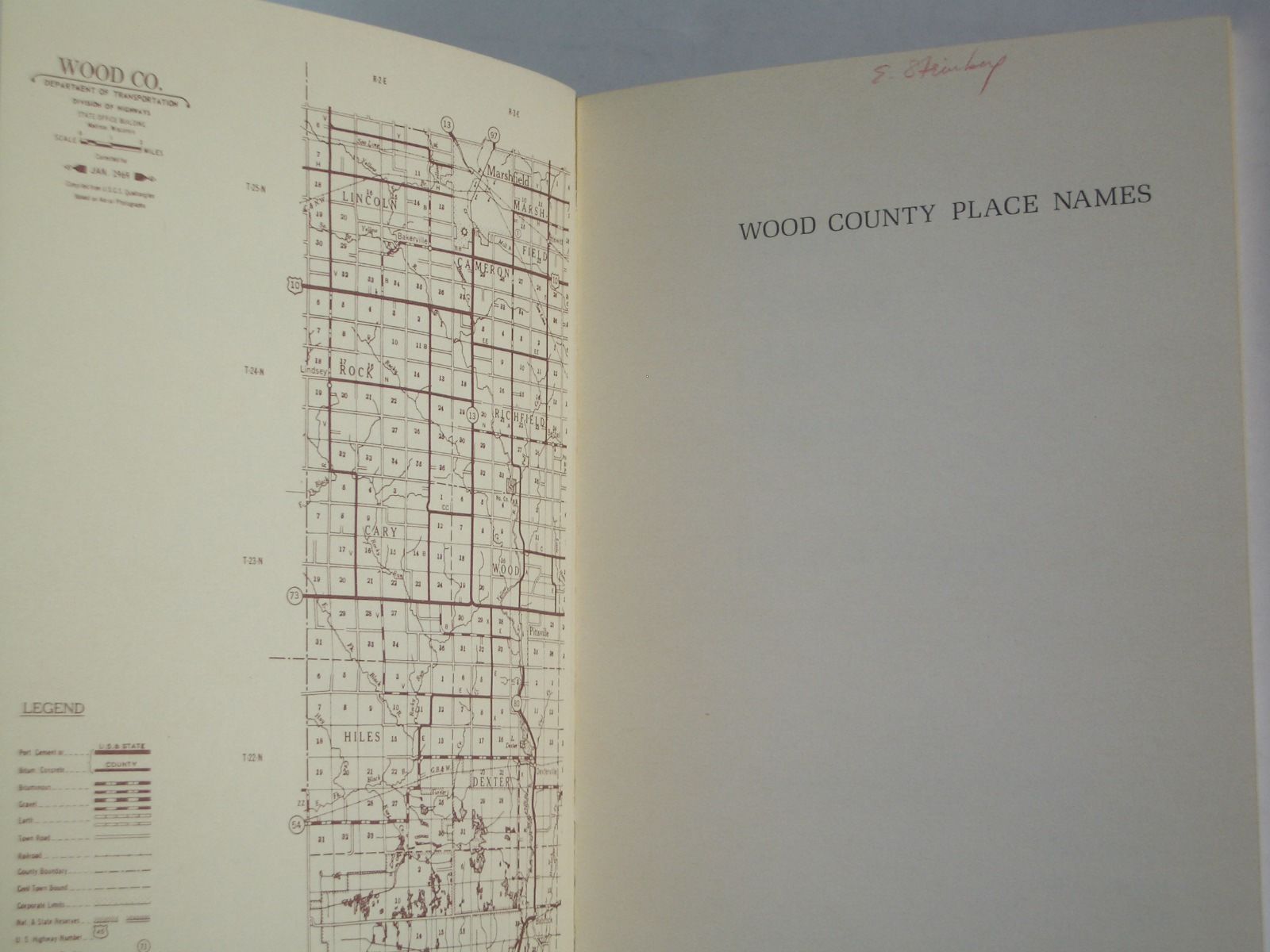 Wood County Place Names by Rudolph, Robert S | Paperback | 1970 ...