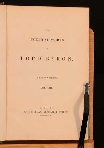 The Poetical Works of Lord Byron by ron | Hardcover | 1839 | ont> John ...