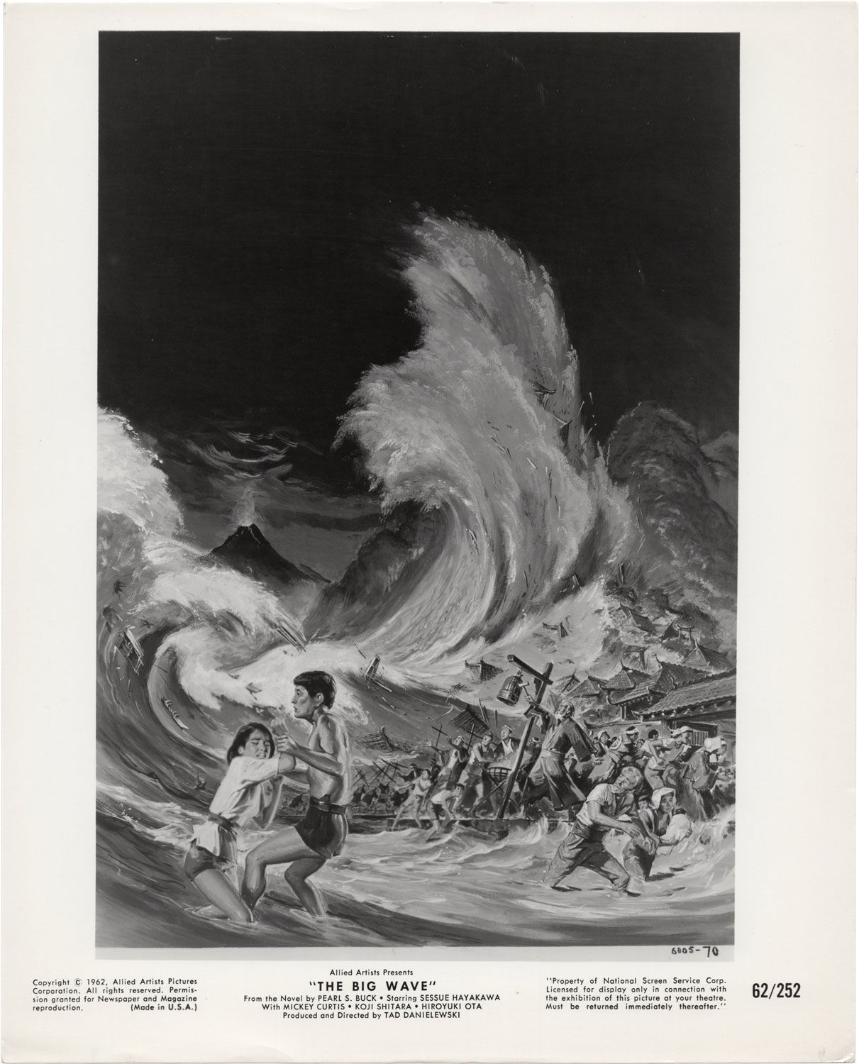 The Big Wave (Three original photographs from the 1961 film) by Tad ...