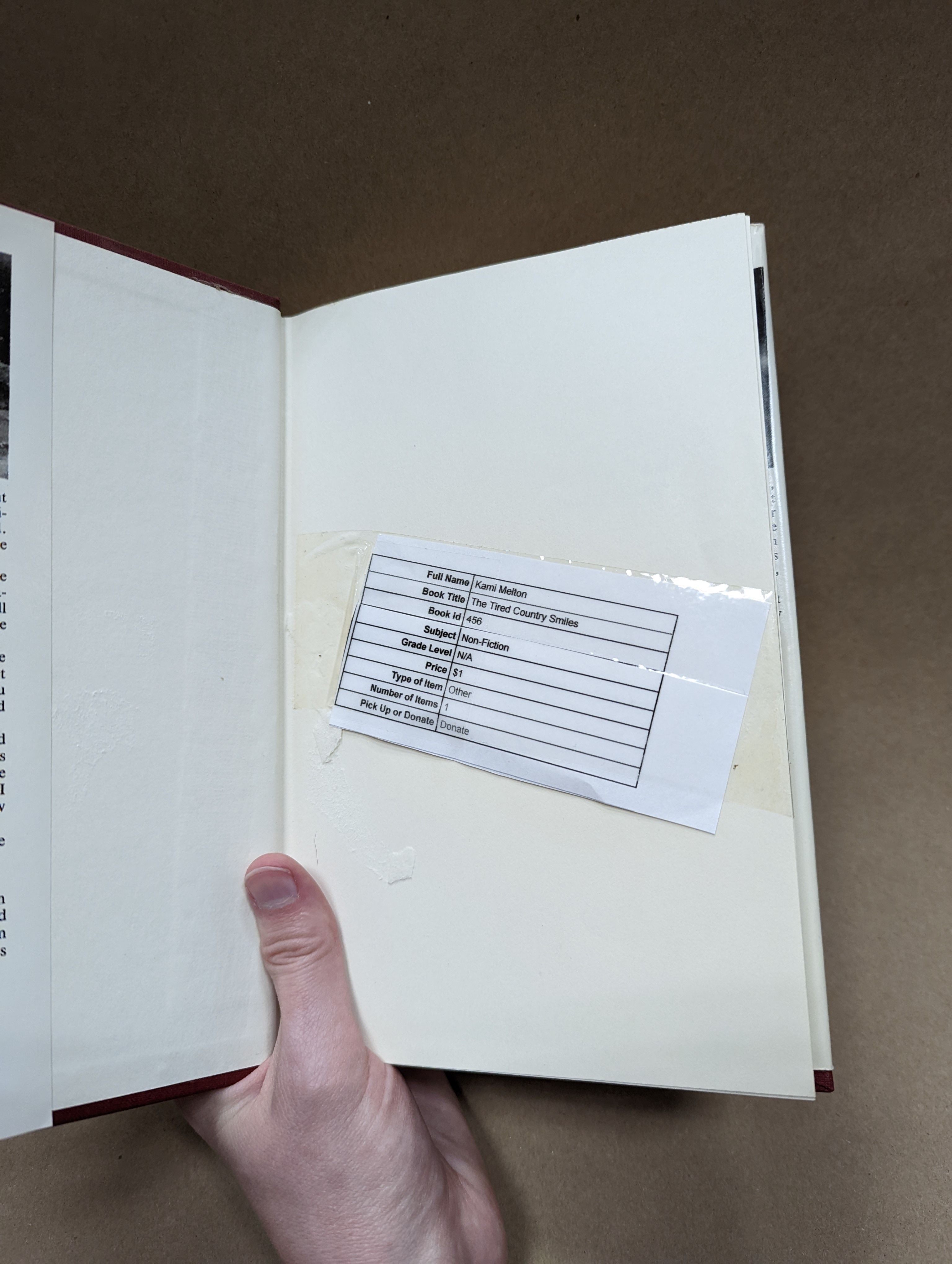 The Tired Country Smiles by Nola Pease VanderMeer - Hardcover - Signed ...