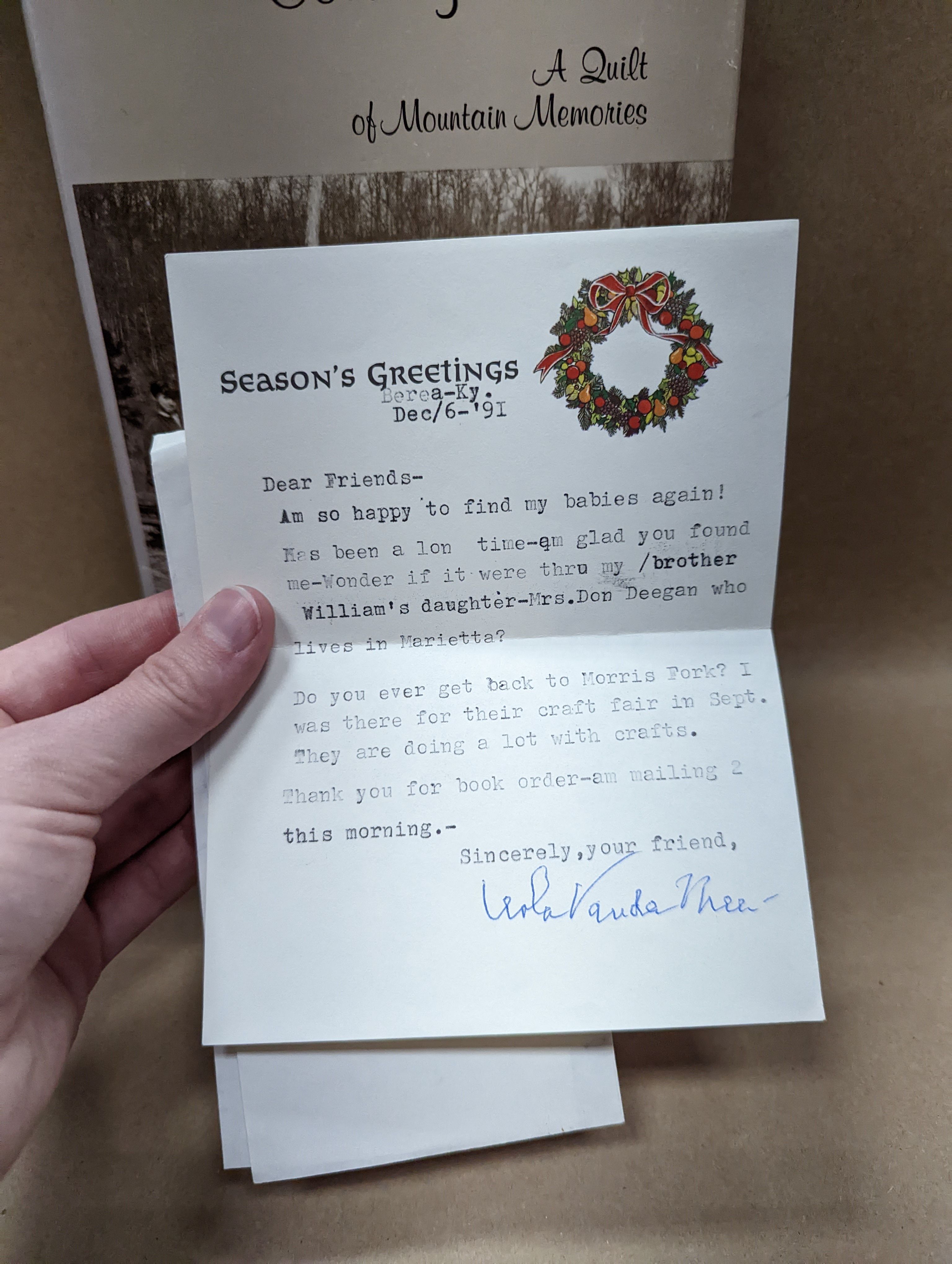 The Tired Country Smiles by Nola Pease VanderMeer - Hardcover - Signed ...