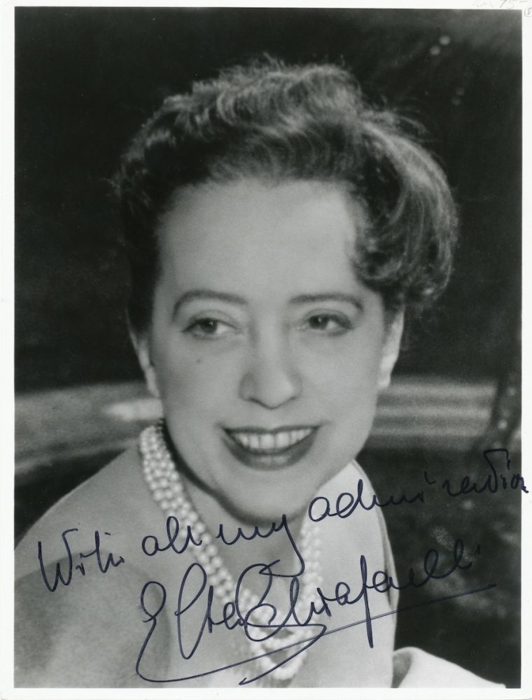 ELSA SCHIAPARELLI Photograph SIGNED by SCHIAPARELLI, ELSA | Biblio