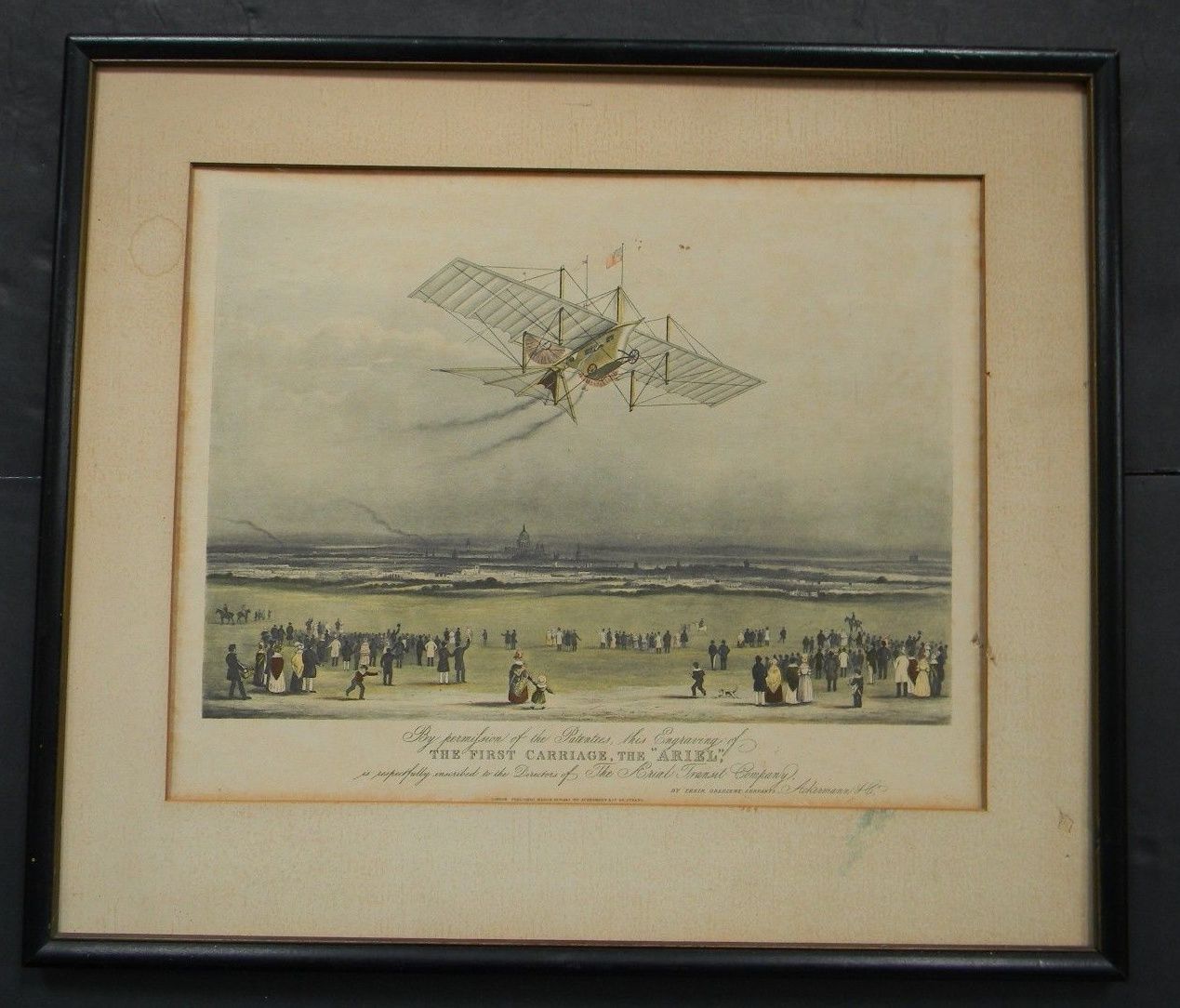 The "Ariel," by [William Henson] | Frame measures approximately 16½ by ...