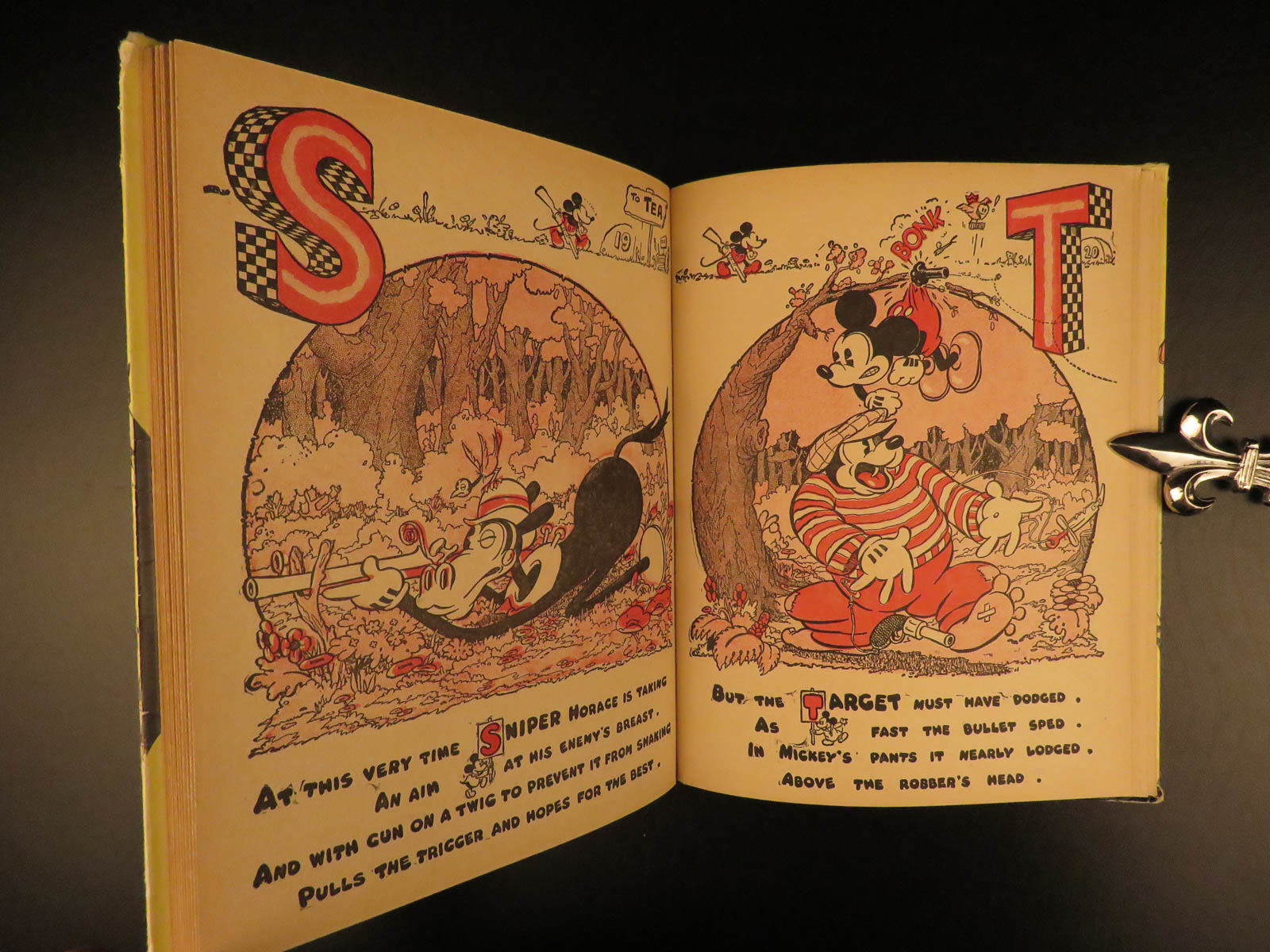 Mickey Mouse alphabet book by DISNEY | Cloth; tight and secure | 1936 ...