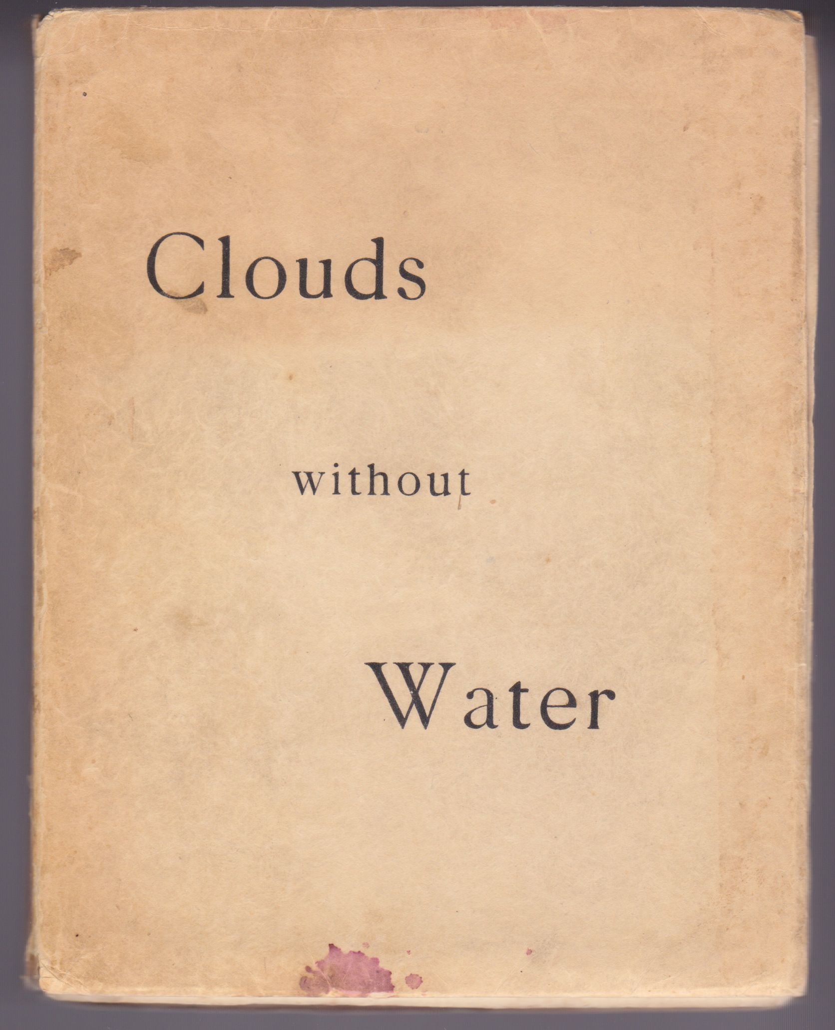 Clouds without Water, Edited From a Private M. S. by The Rev. C. Verey ...
