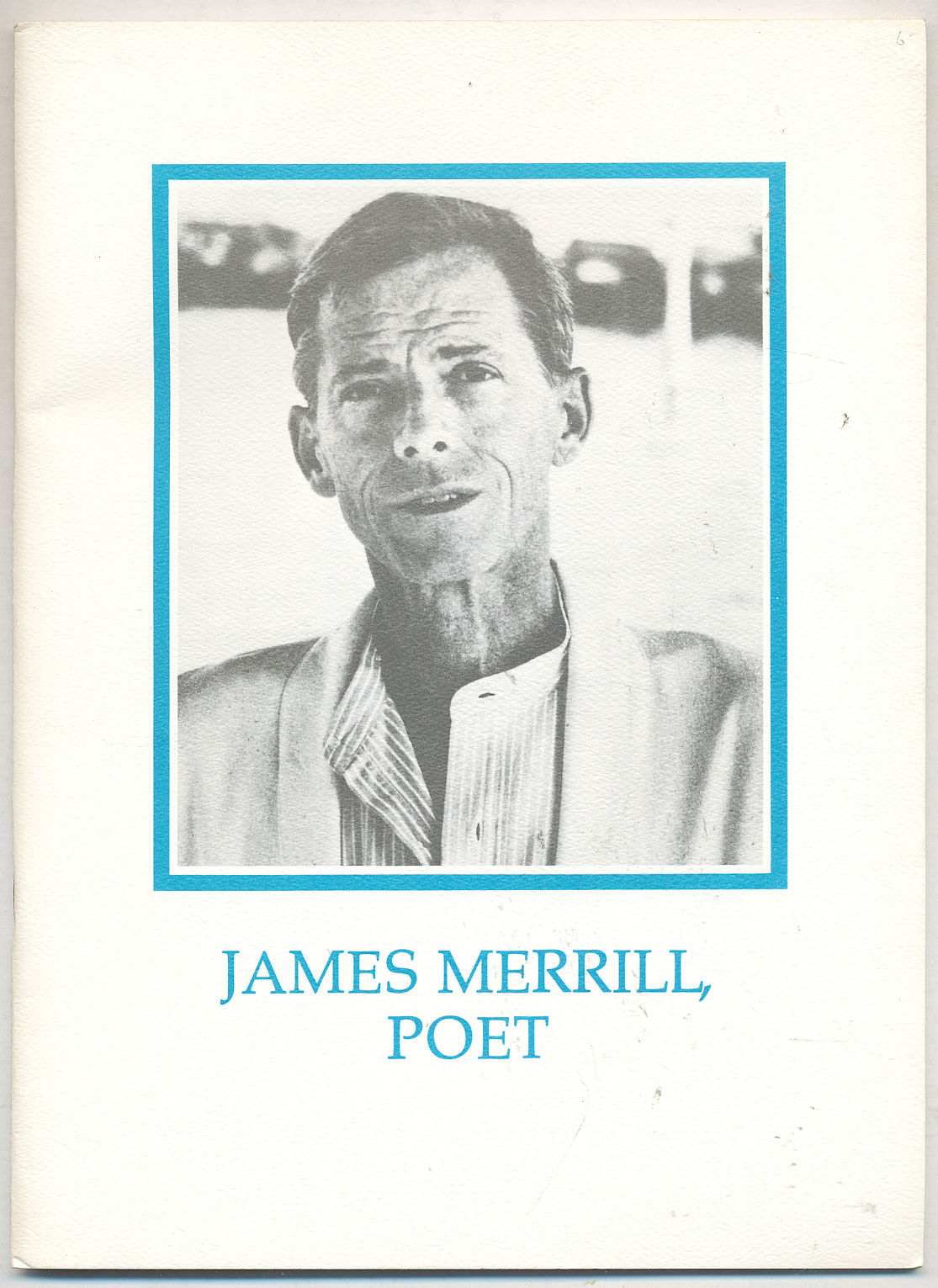 James Merrill, Poet: Exhibition, St. Louis 1985 by HALL, Holly ...